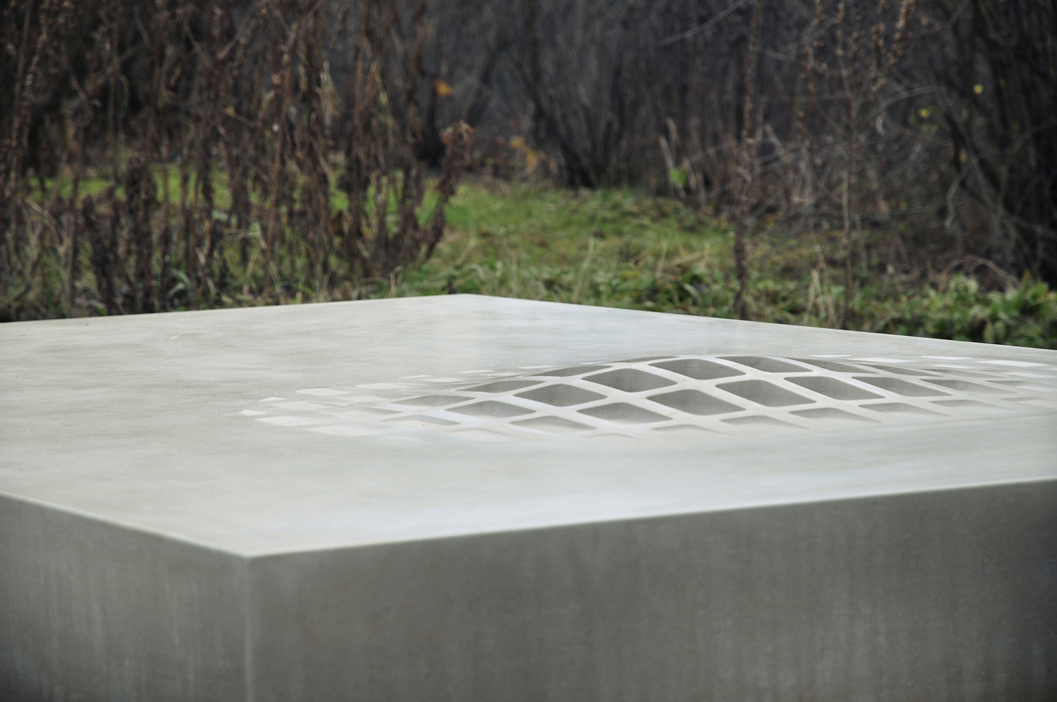 GRID II - Sculpture in a garden by Messner Architects - Architizer