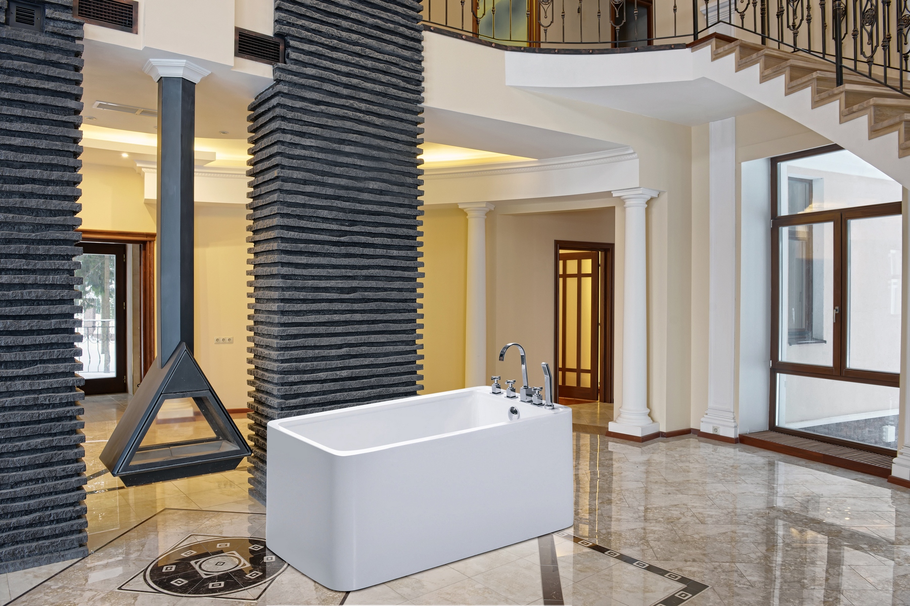 Aquatica PureScape 327 Freestanding Acrylic Bathtub from Aquatica ...