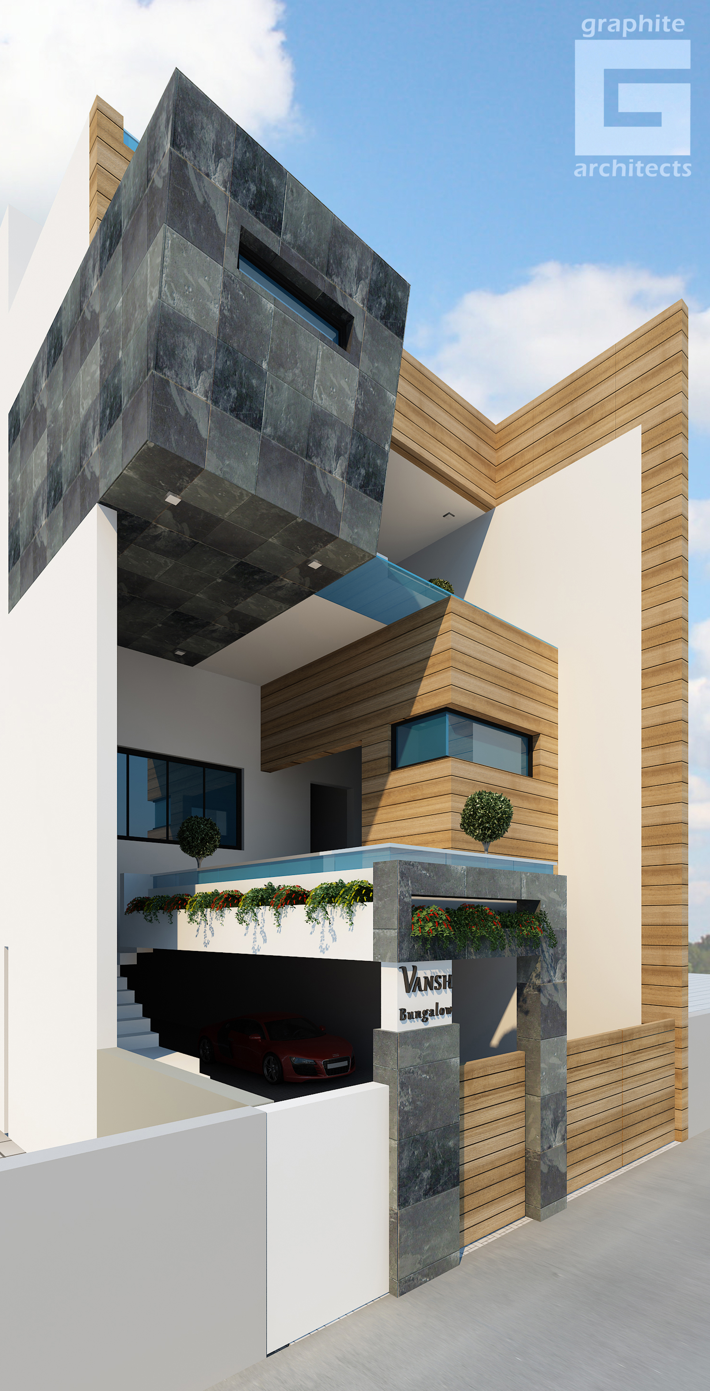 'VANSH' - prestige of urban villa by Graphite Architects & Interiors ...