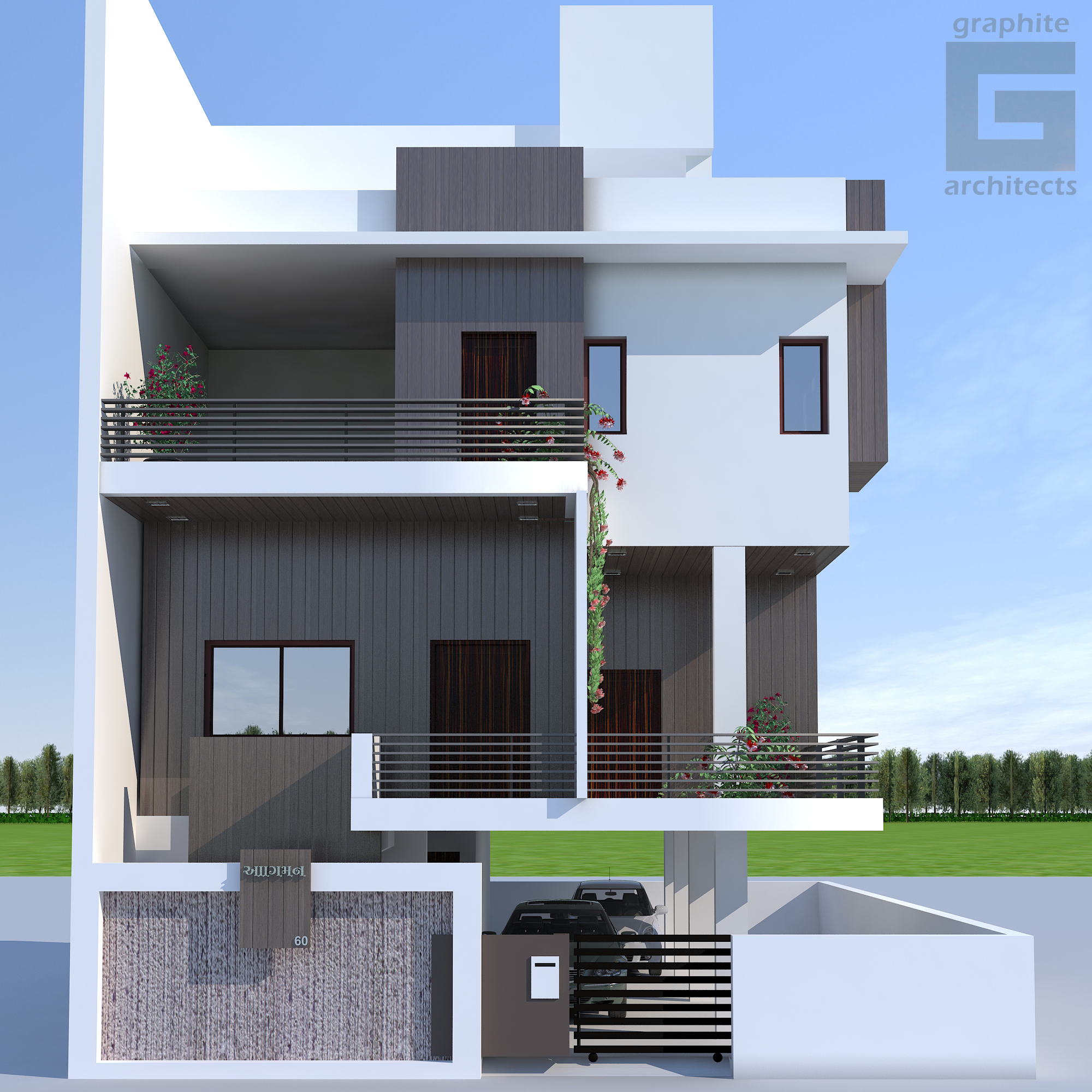 'AAGMAN' - A welcoming villa by Graphite Architects & Interiors - Architizer