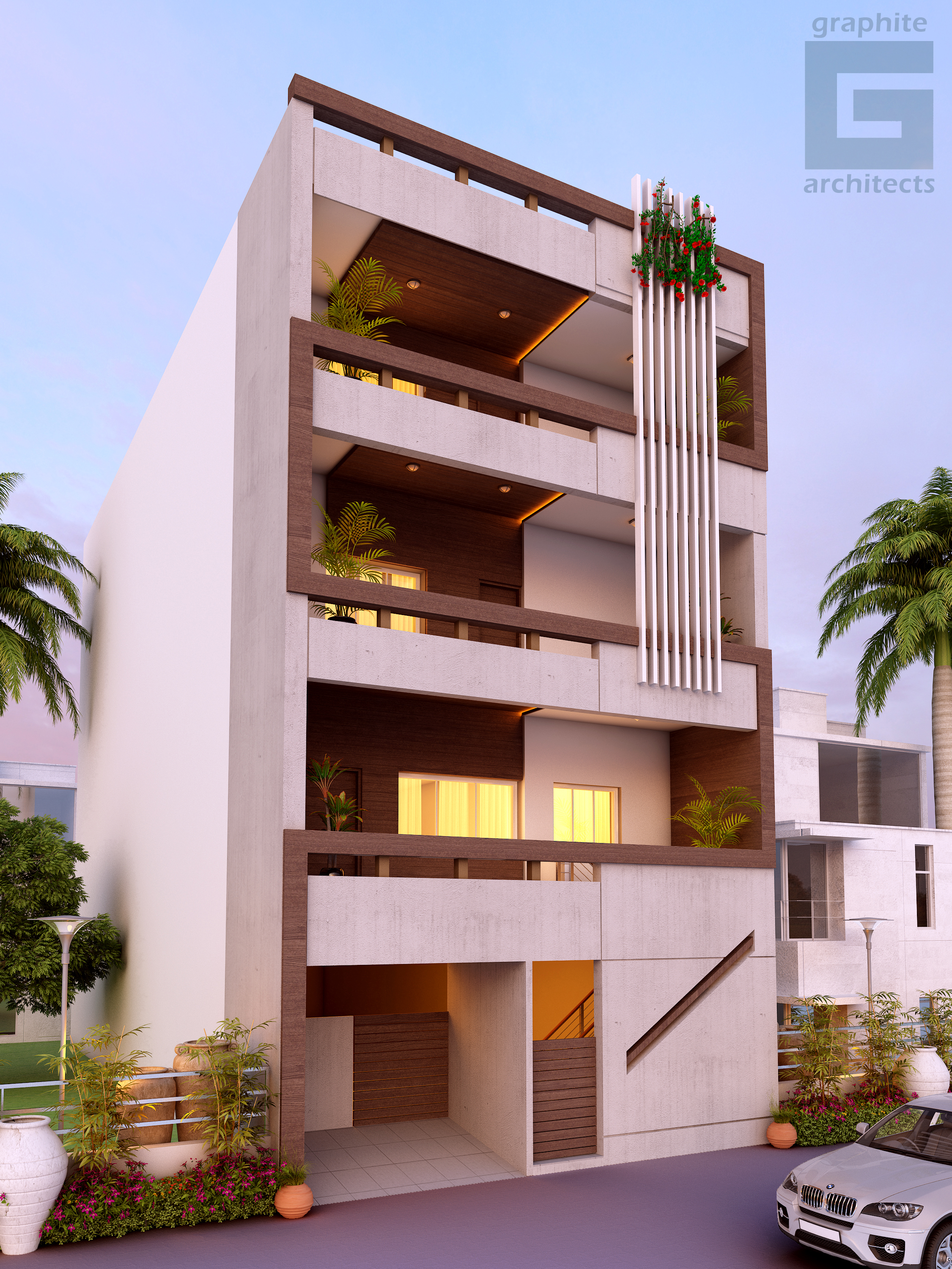 'AASTHA' - House in Core City by Graphite Architects & Interiors ...