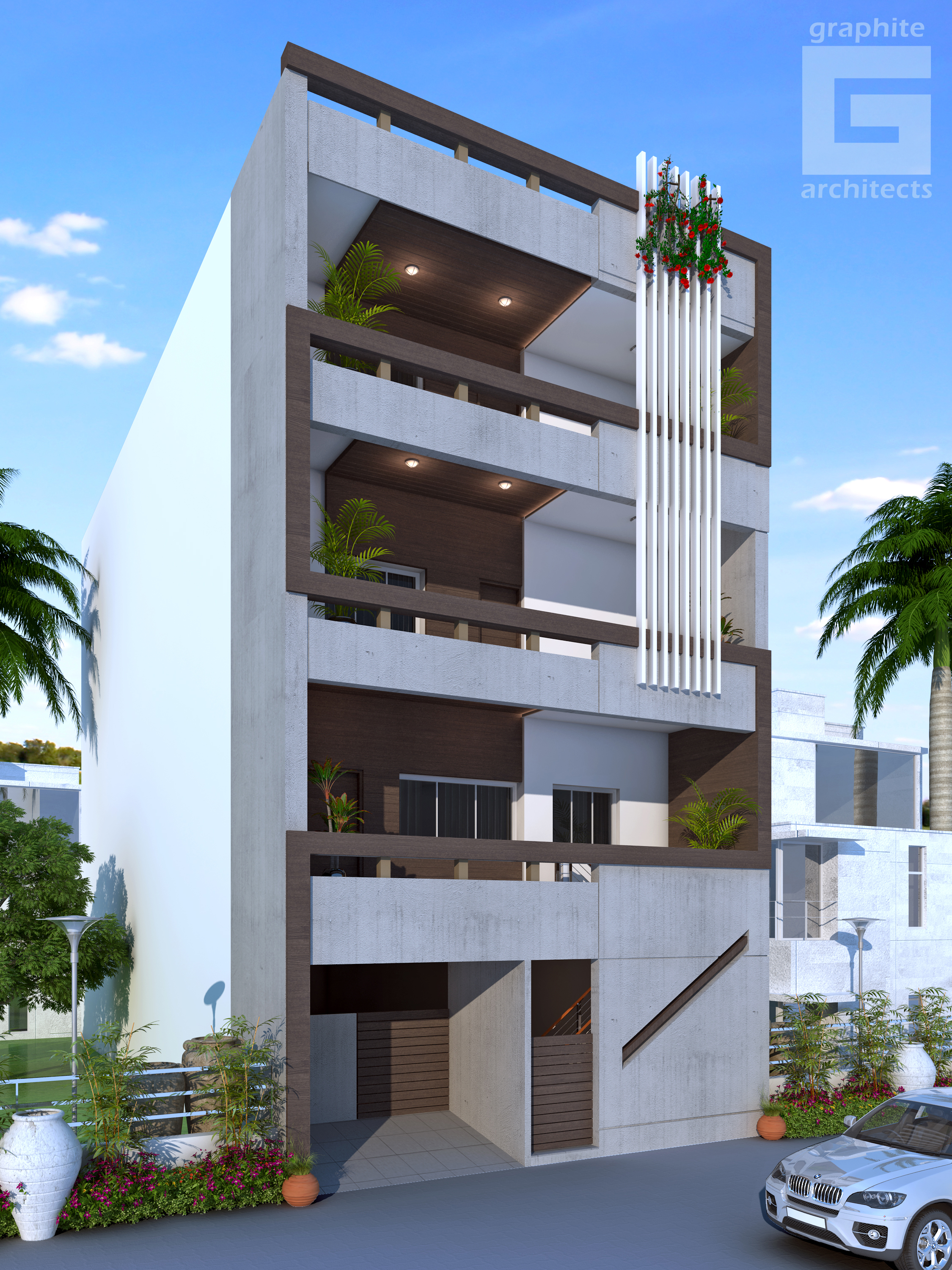 'AASTHA' - House in Core City by Graphite Architects & Interiors ...