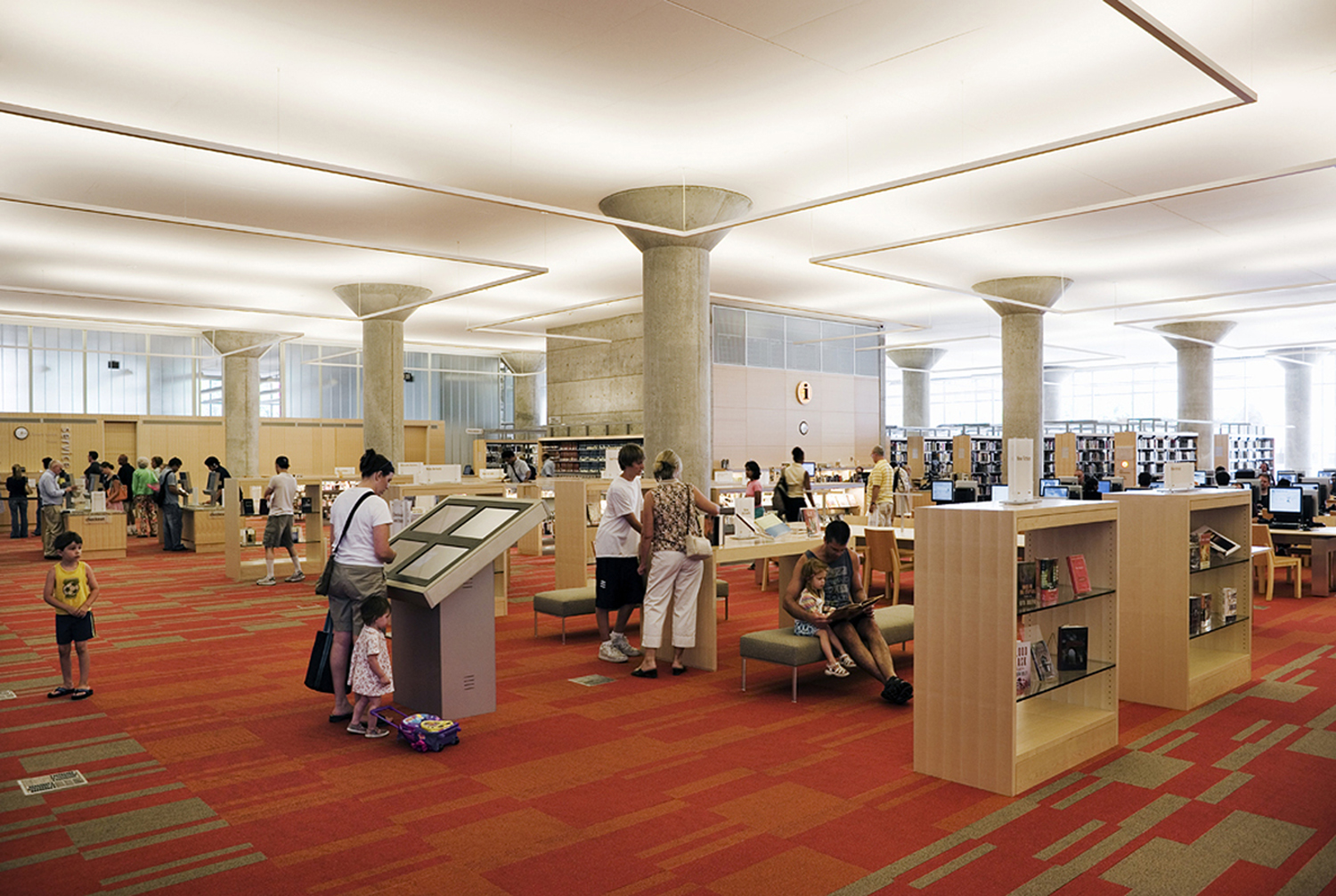 Minneapolis Central Library (Lighting Design) by Pelli Clarke ...