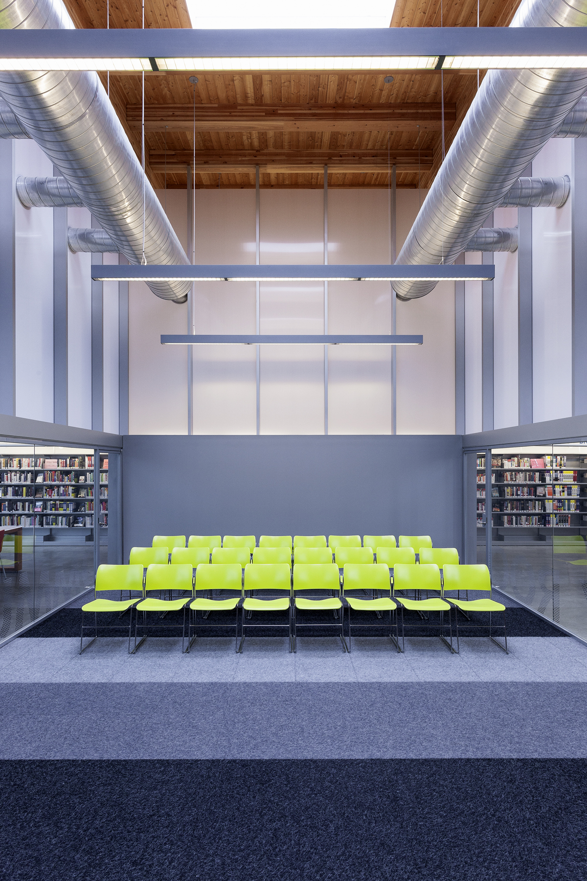 Stapleton Library (Lighting Design) by Cline Bettridge Bernstein ...