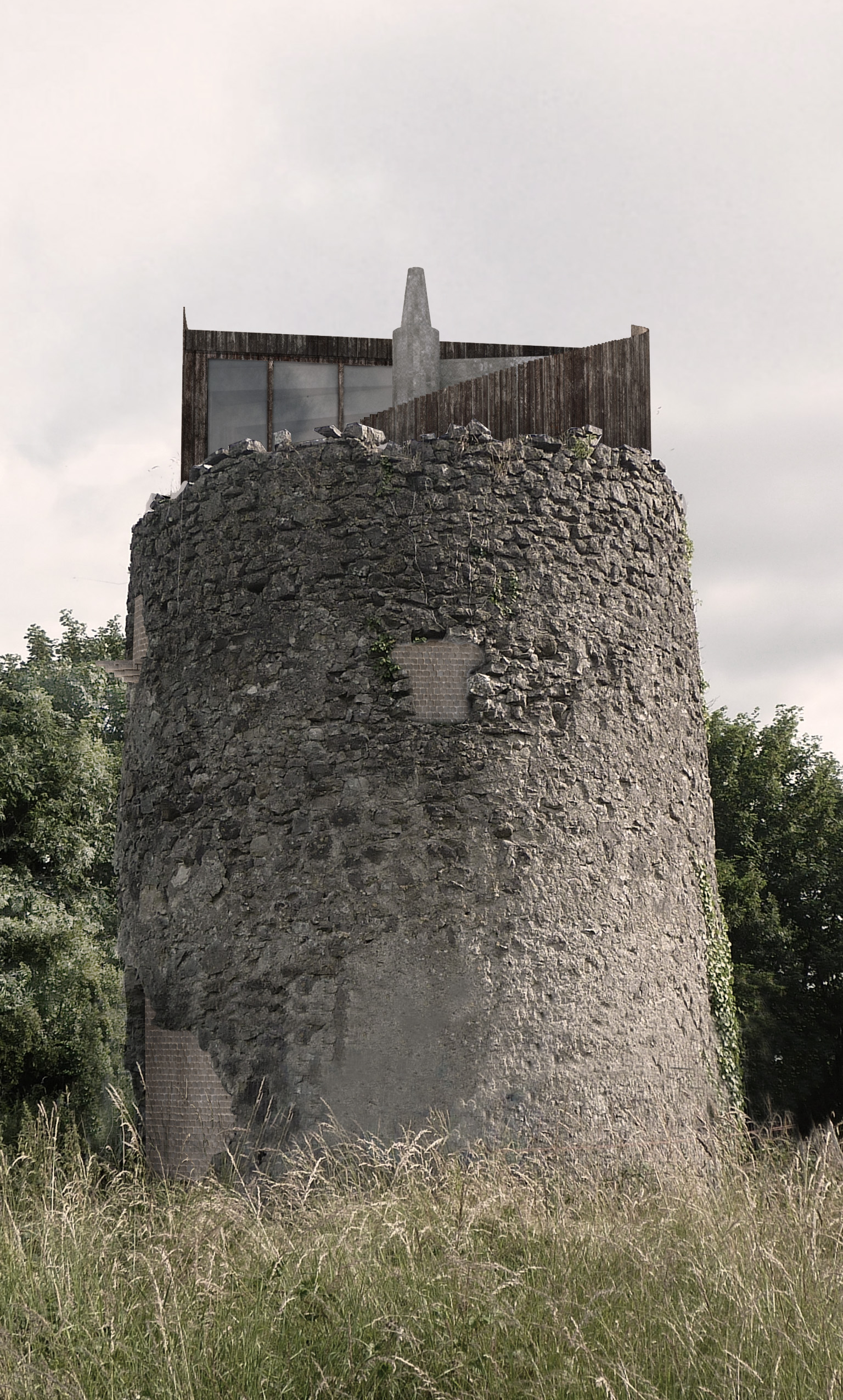 18th Century Windmill Ruin - Camera Obscura by Broadstone Architects ...