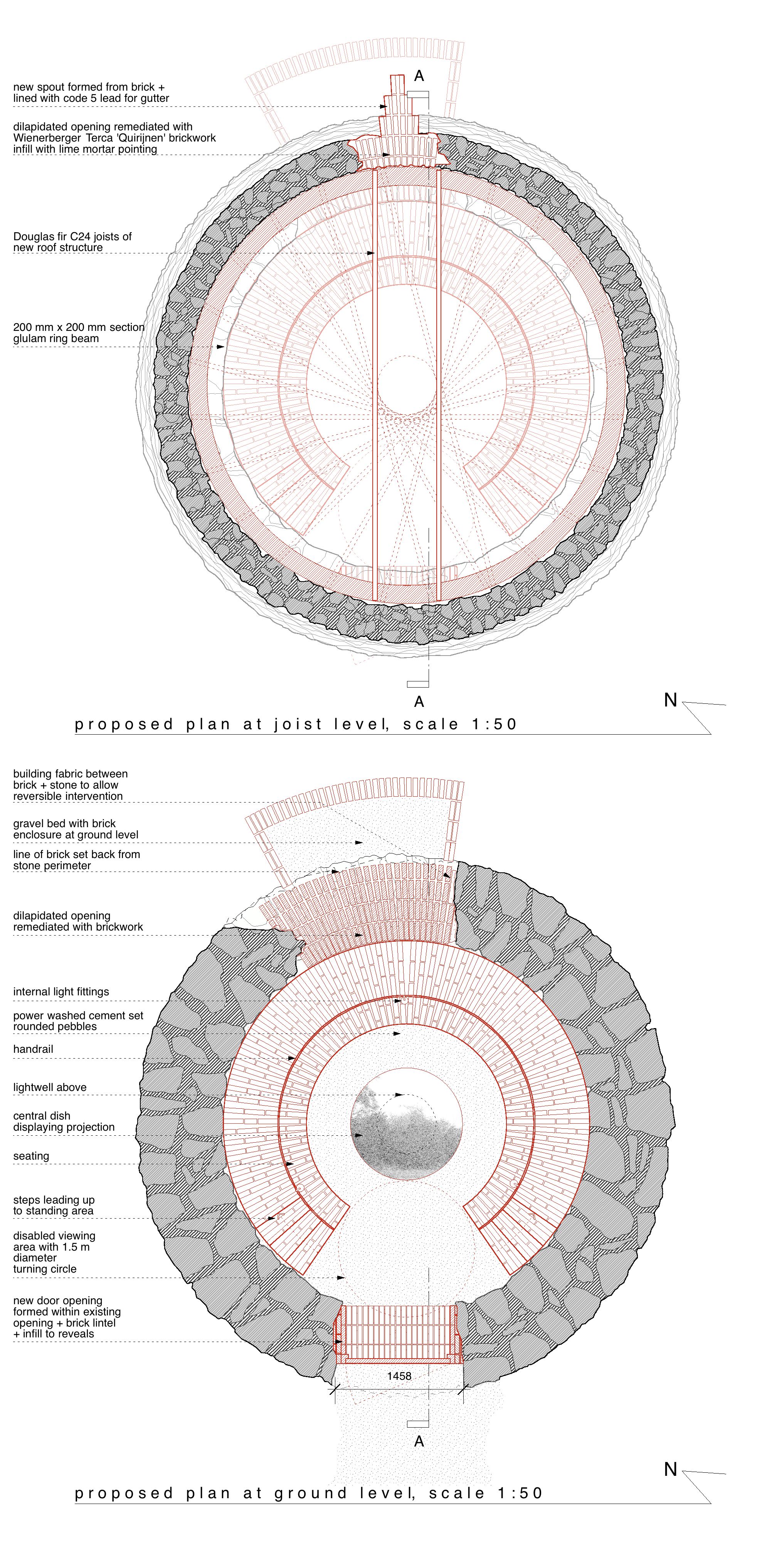 18th Century Windmill Ruin - Camera Obscura by Broadstone Architects ...