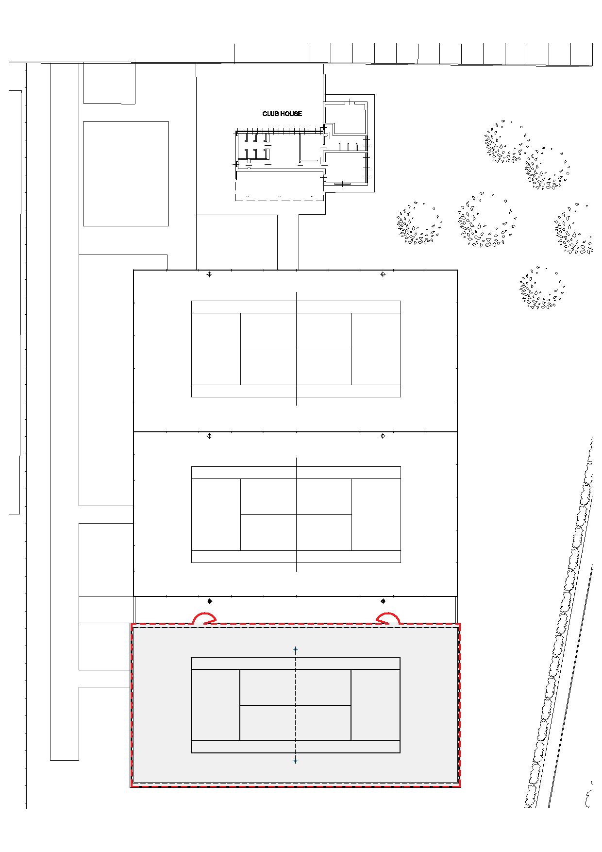 Tennis court permanent coverage by VITTORIO & ASSOCIATI Studio di ...