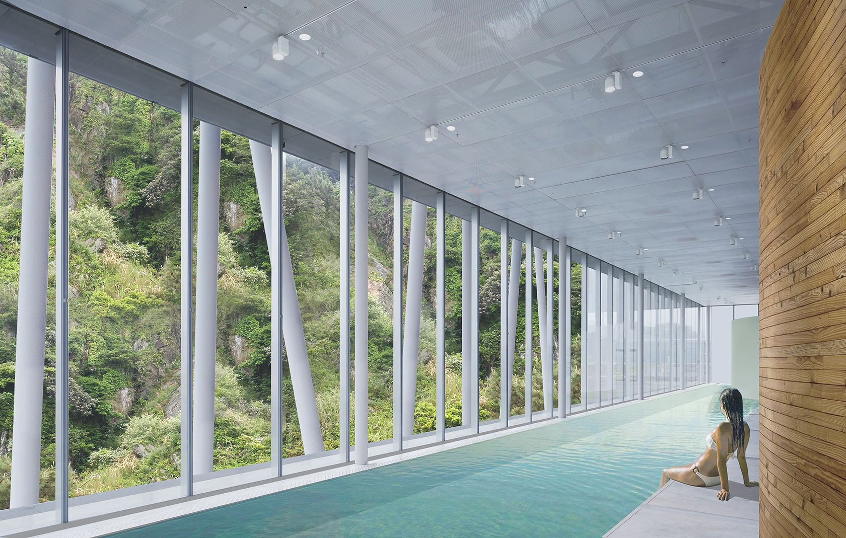 Cliff Edge Hotel by LAWRENCE KIM / A+U LAB - Architizer