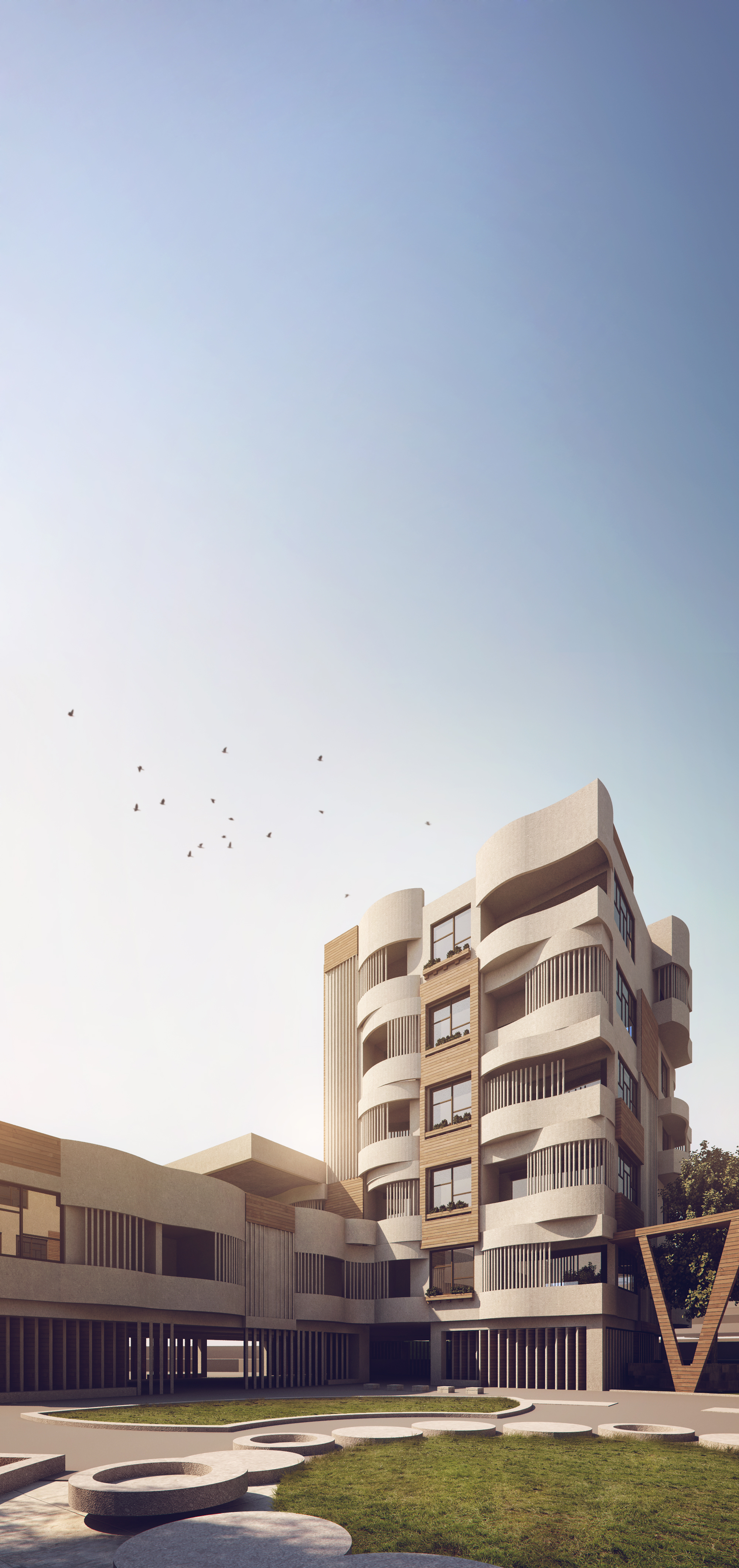 Residential Complex by 2r-studio Visualization Studio - Architizer