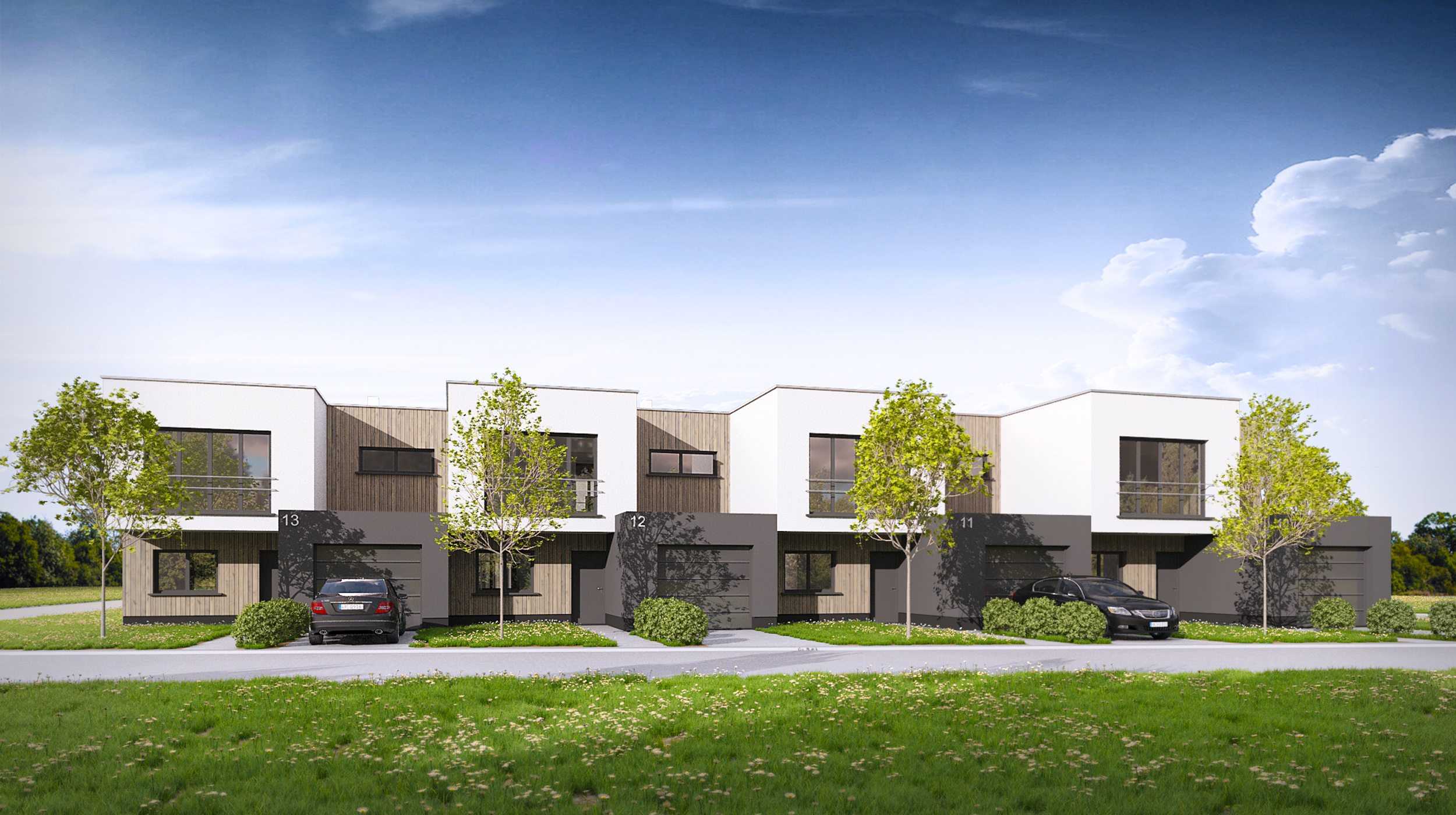 estate of terraced houses by RESE-arch Creative Solutions - Architizer