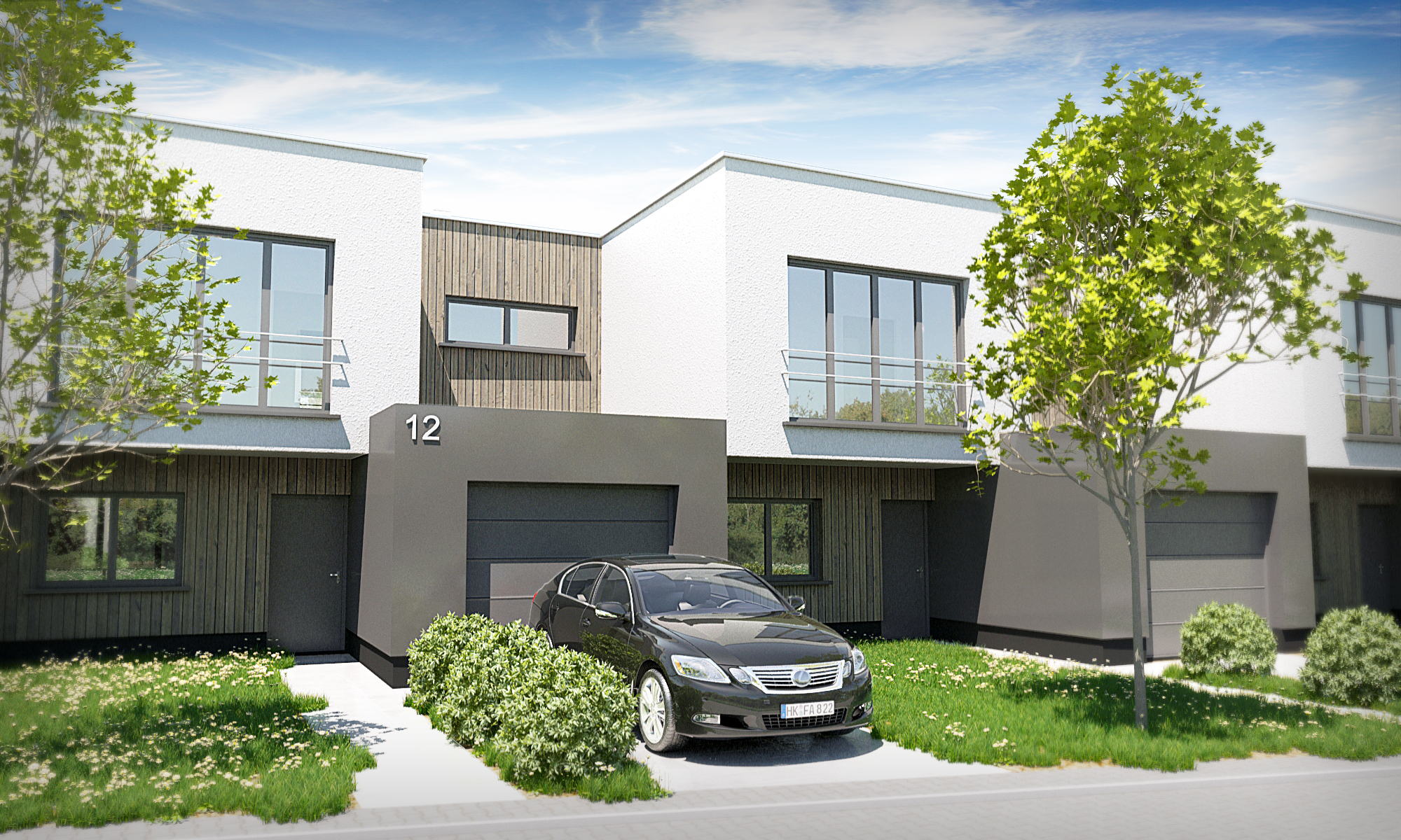 estate of terraced houses by RESE-arch Creative Solutions - Architizer