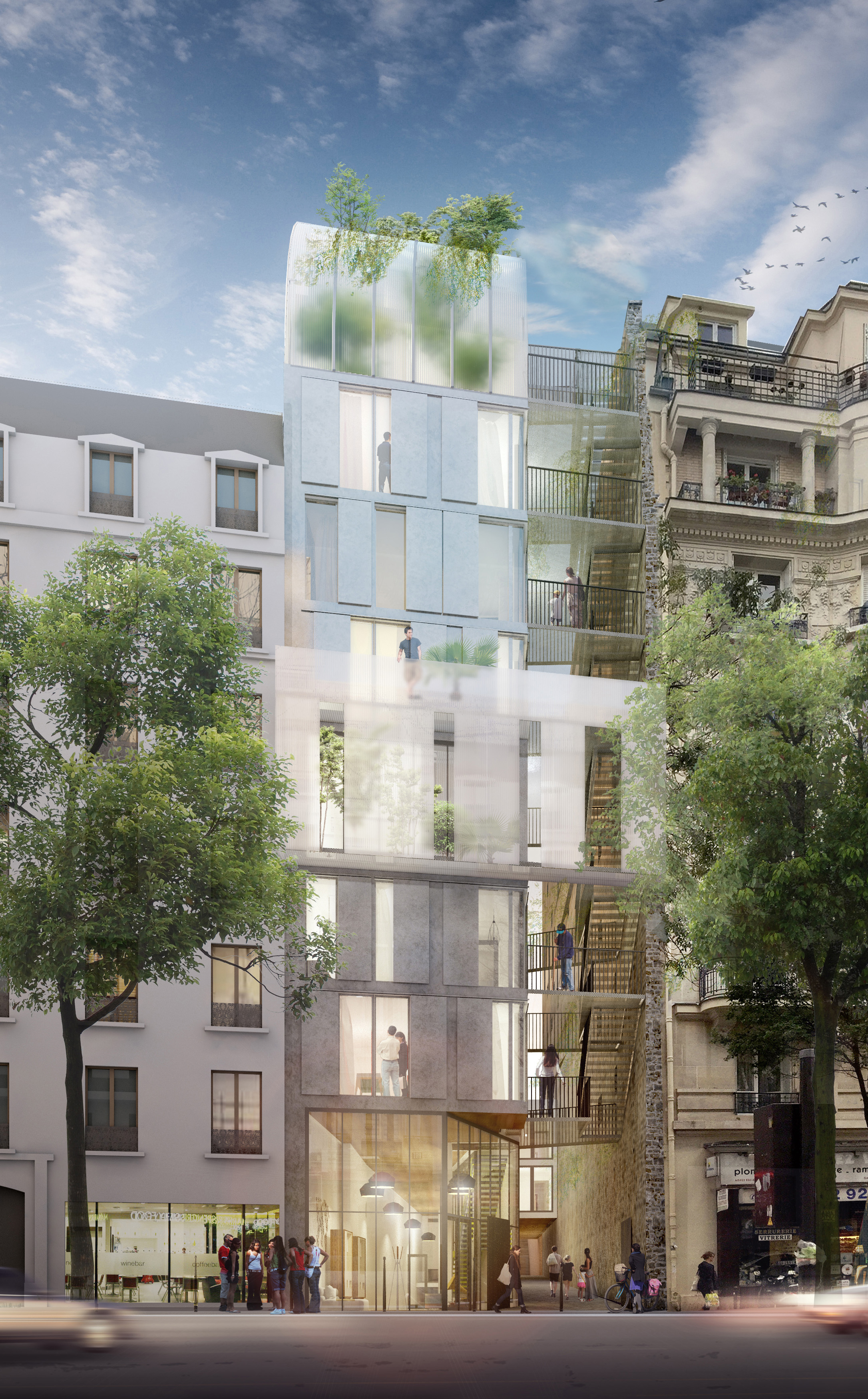 Réinventer Paris - Tranches de Vie by Hubert & Roy Architectes et ...