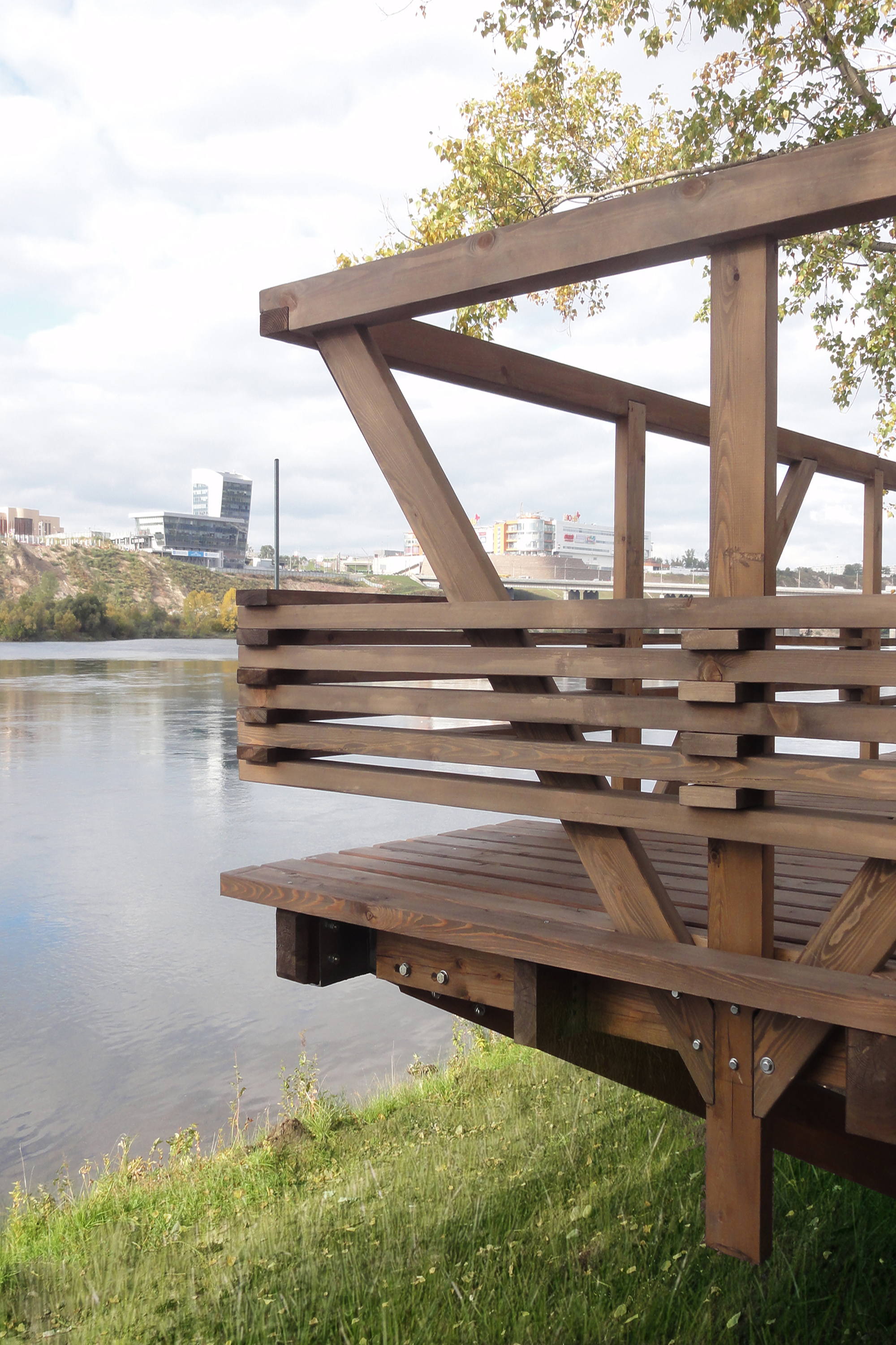 The riverside terrace on Tatyshev Island by OOO "ADM" - Architizer