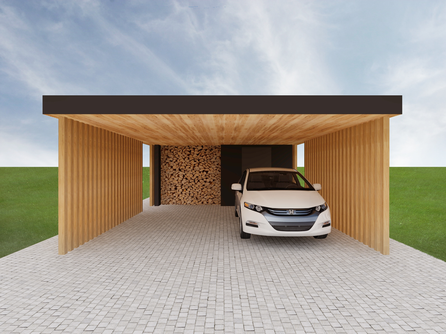 Car shed by YRTA - Architizer