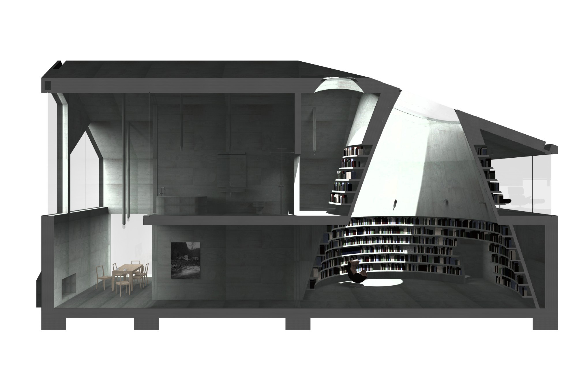 Cone House Alpha One by Studio Becher - Architizer