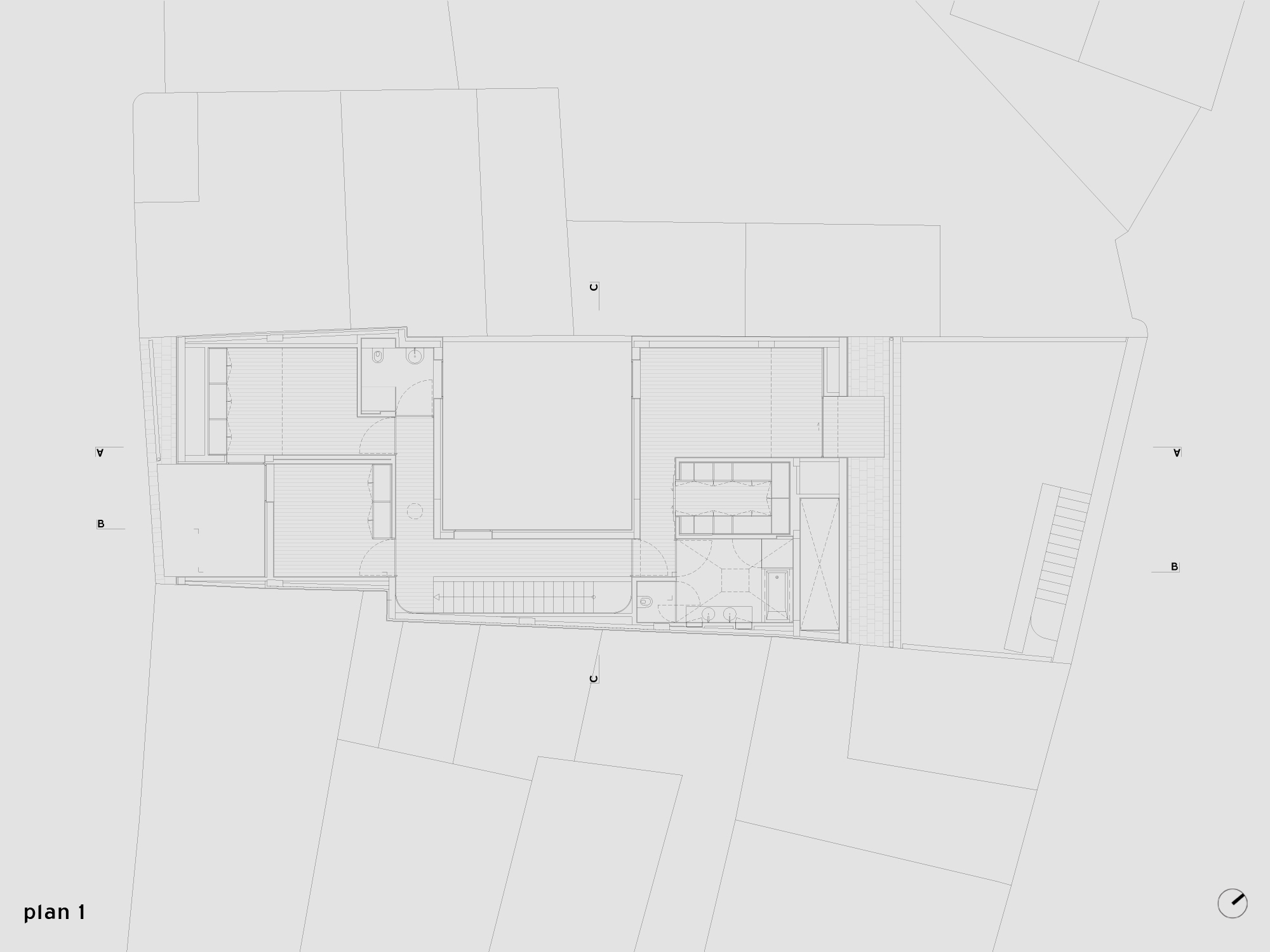 House With Three Courtyards By Extrastudio Architizer