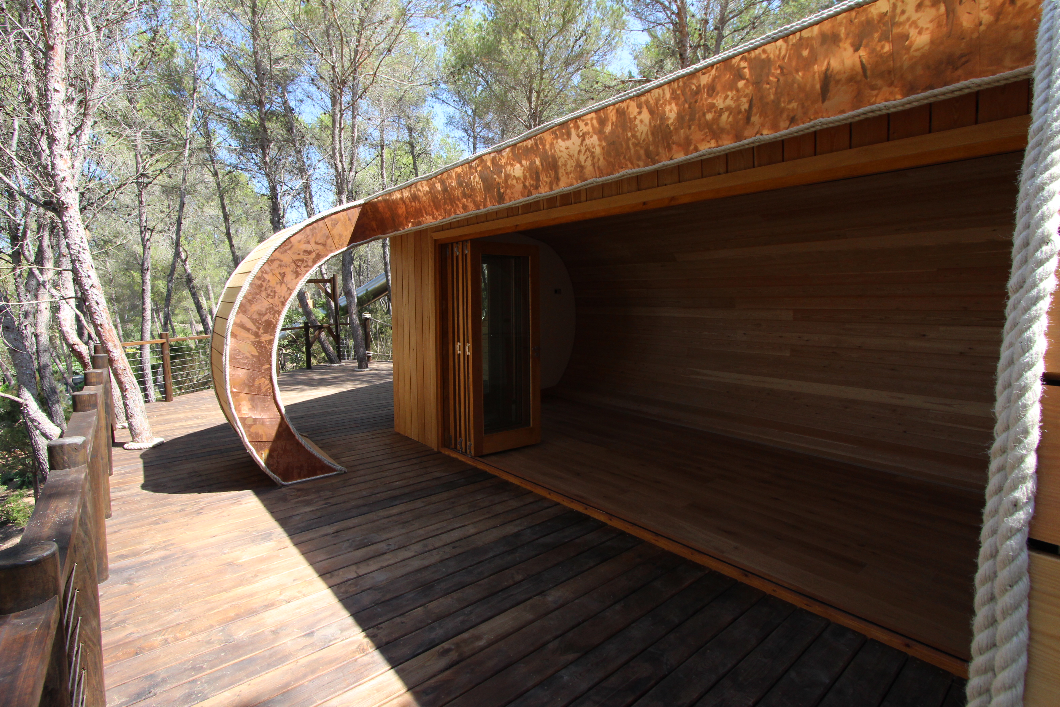 The Fibonacci Treehouse by Blue Forest (UK) Ltd - Treehouses - Architizer