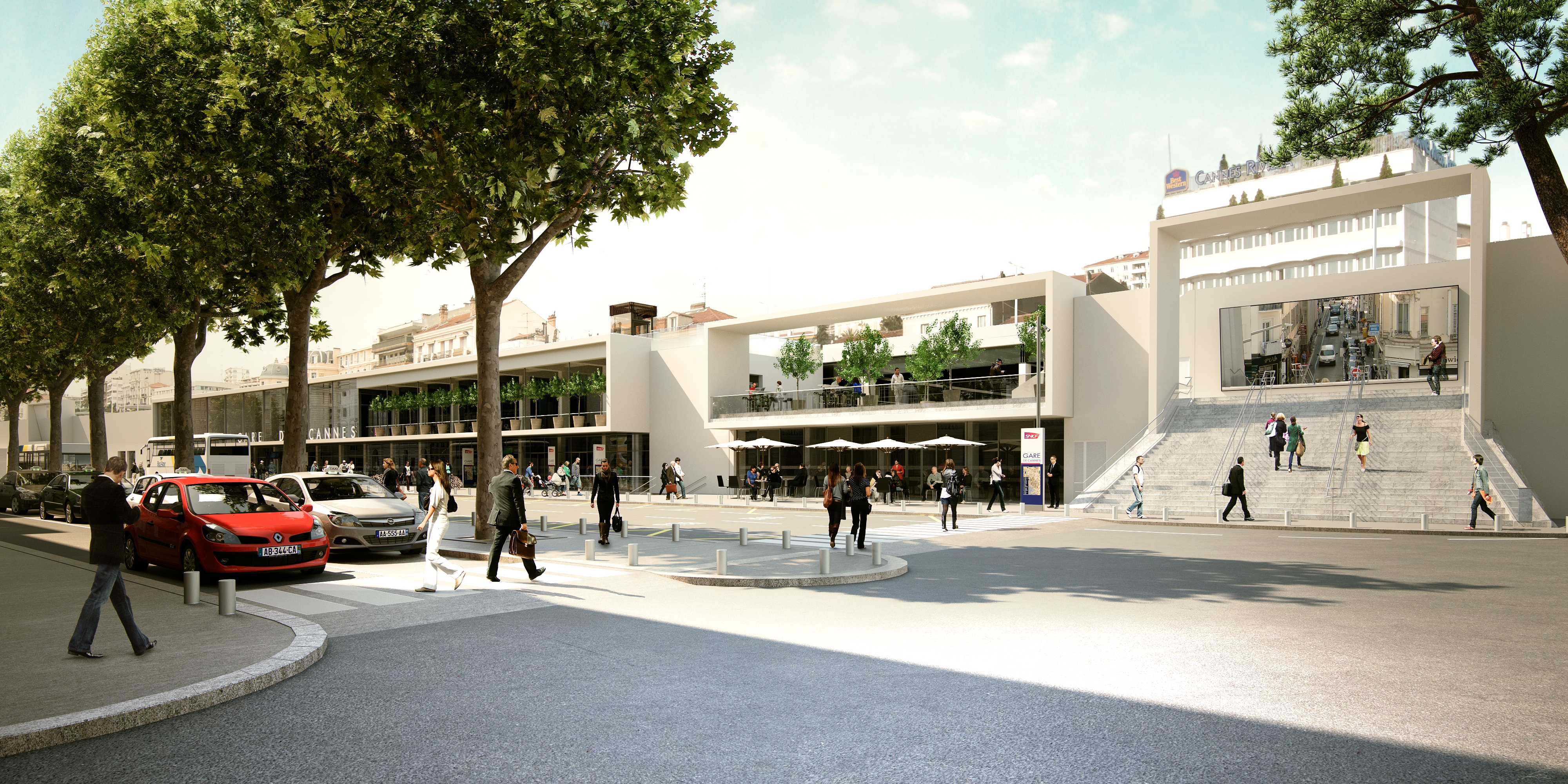 Cannes center train station by Visualimo - Architizer