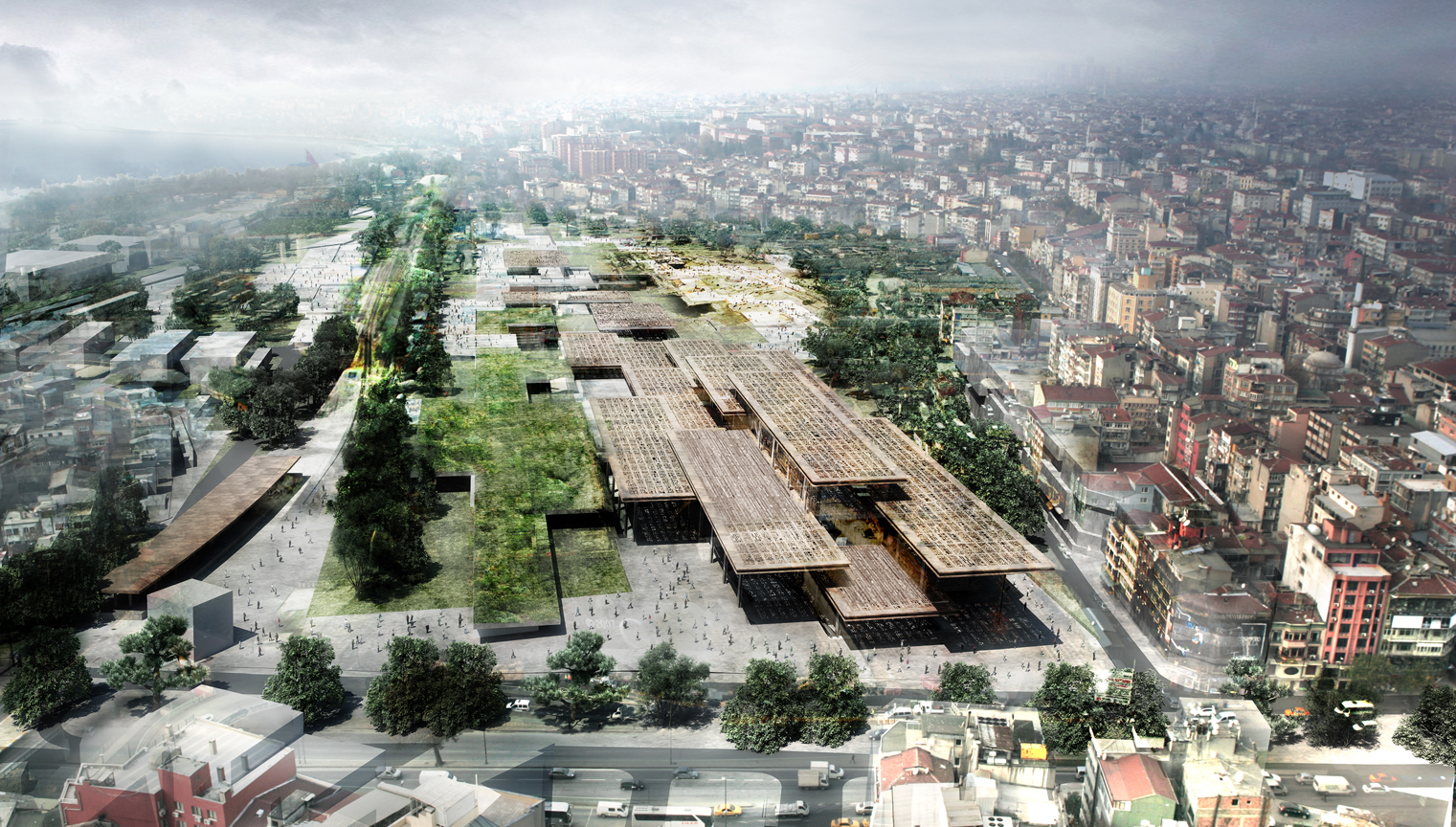 Yenikapi Transfer Point and Archaeo-Park* Area by Tabanlioglu ...