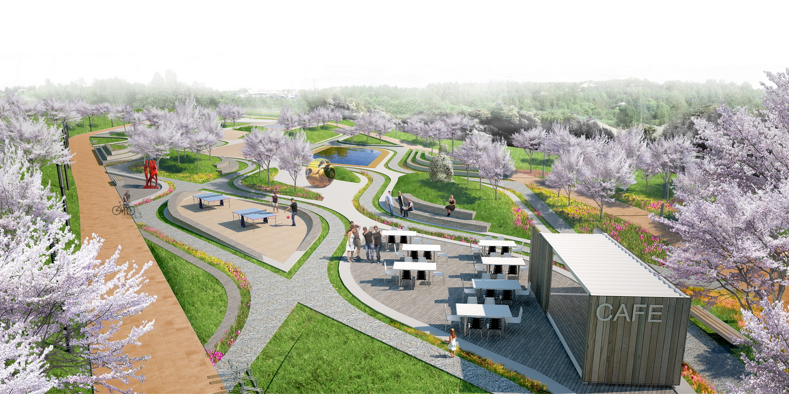 PARK “SEASONS” ON OKHTA by 2xIF-architects - Architizer