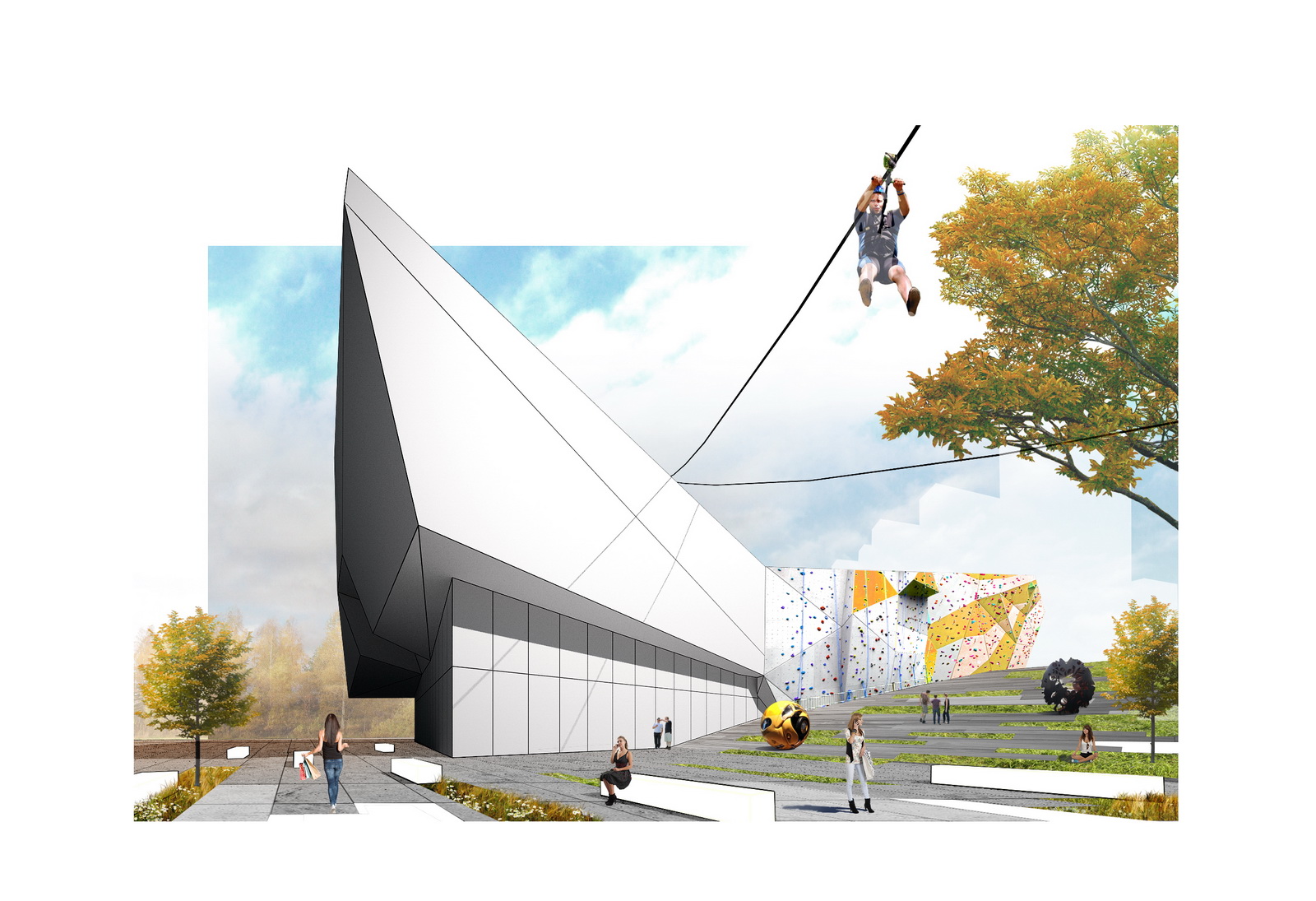 PARK “SEASONS” ON OKHTA by 2xIF-architects - Architizer