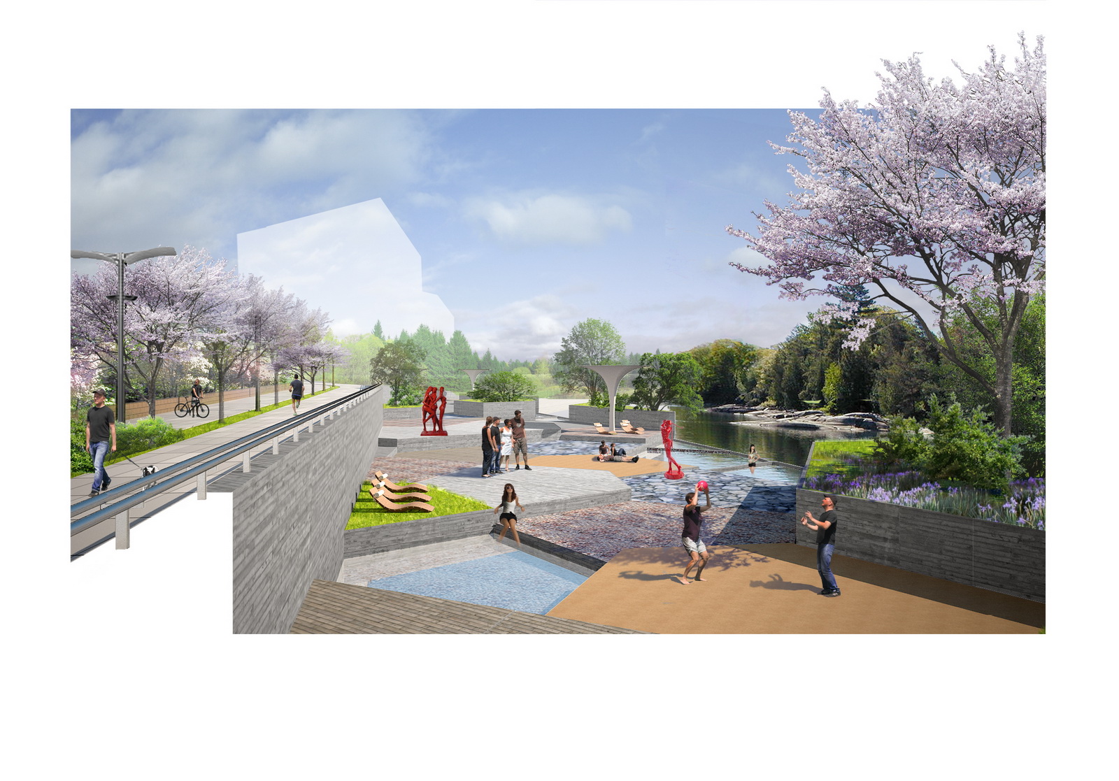 PARK “SEASONS” ON OKHTA by 2xIF-architects - Architizer