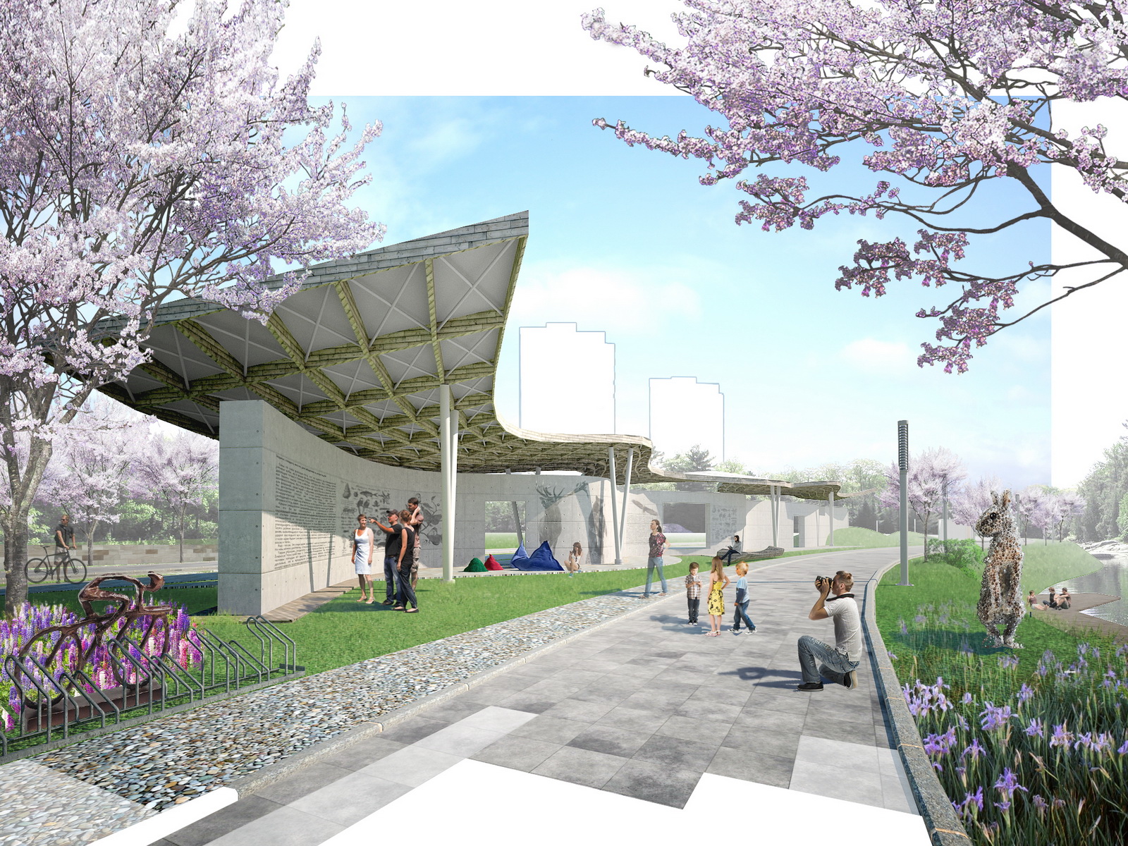 PARK “SEASONS” ON OKHTA by 2xIF-architects - Architizer