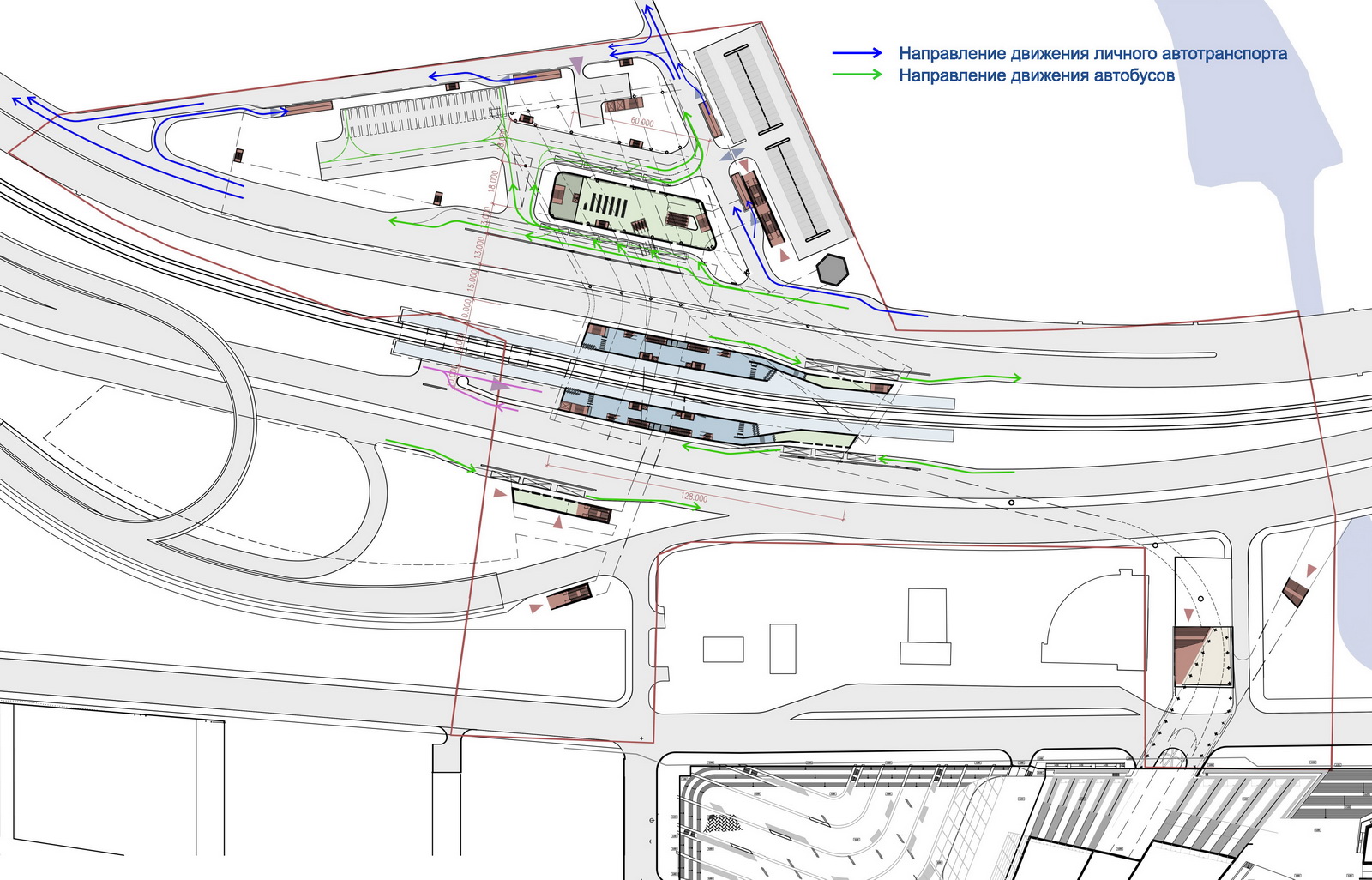 TRANSPORT HUB “LAHTA STREAM by 2xIF-architects - Architizer