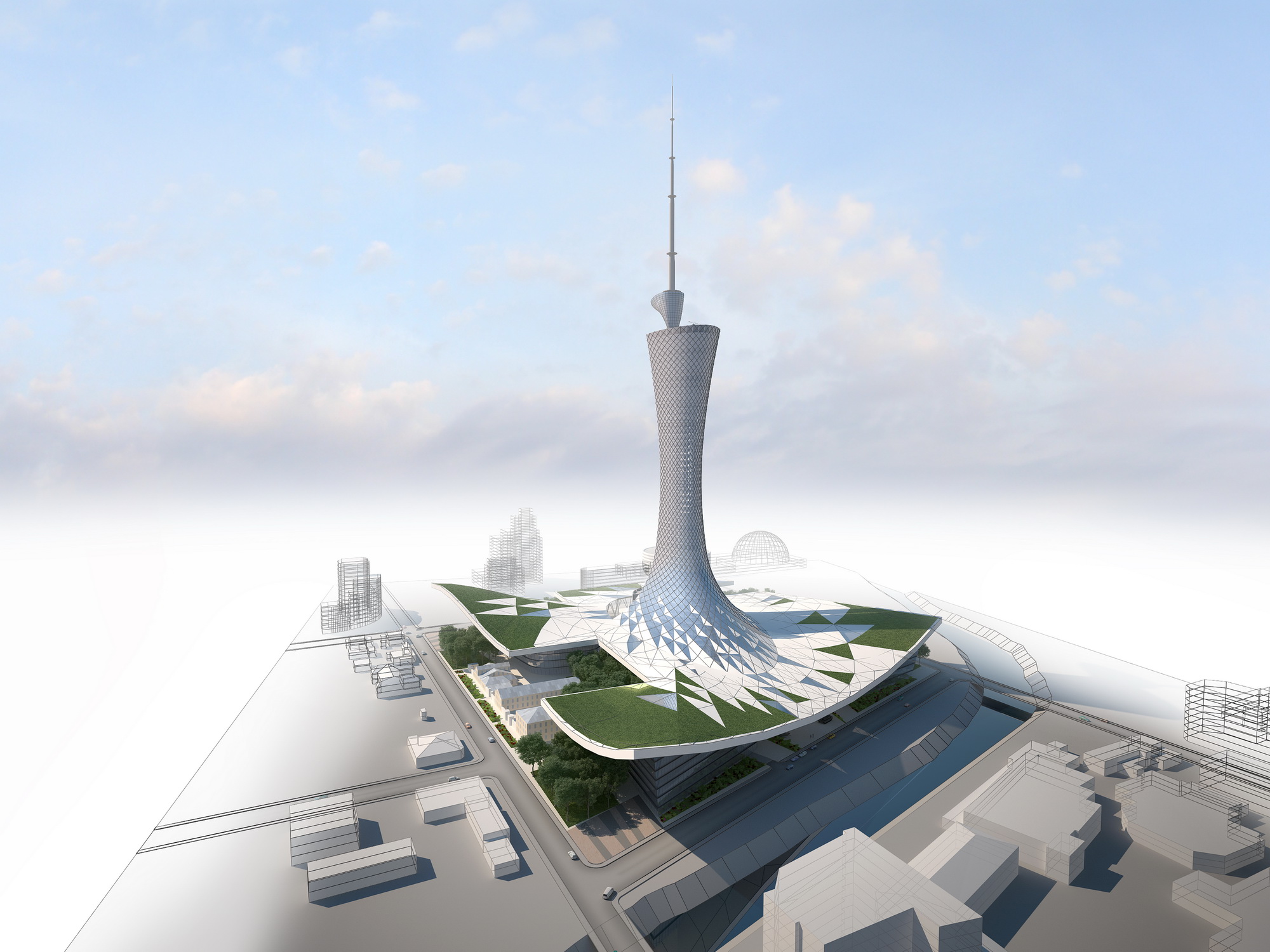 CULTURAL AND BUSINESS CENTER “TV TOWER” by 2xIF-architects - Architizer