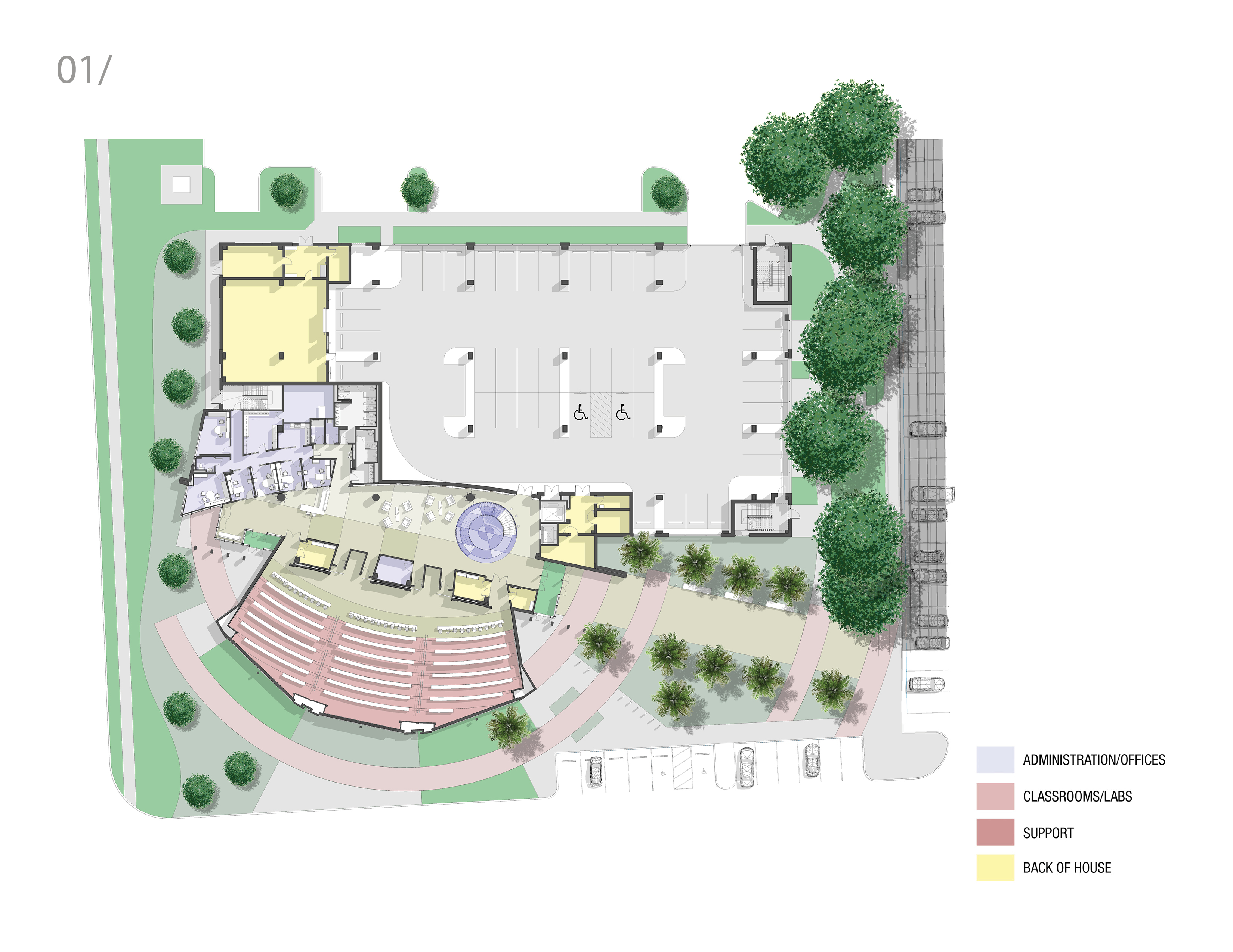 Trident Technical College Nursing and Science Building by LS3P - Architizer