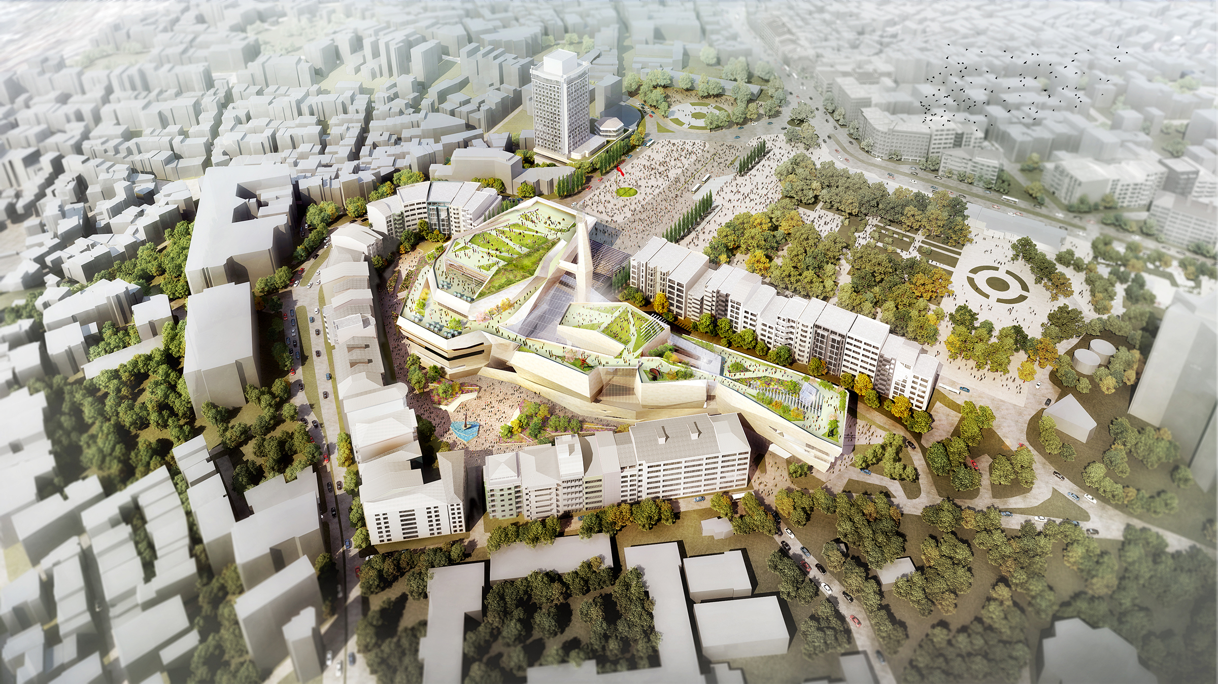 Istanbul Cultural Center by Adrian Smith + Gordon Gill Architecture ...