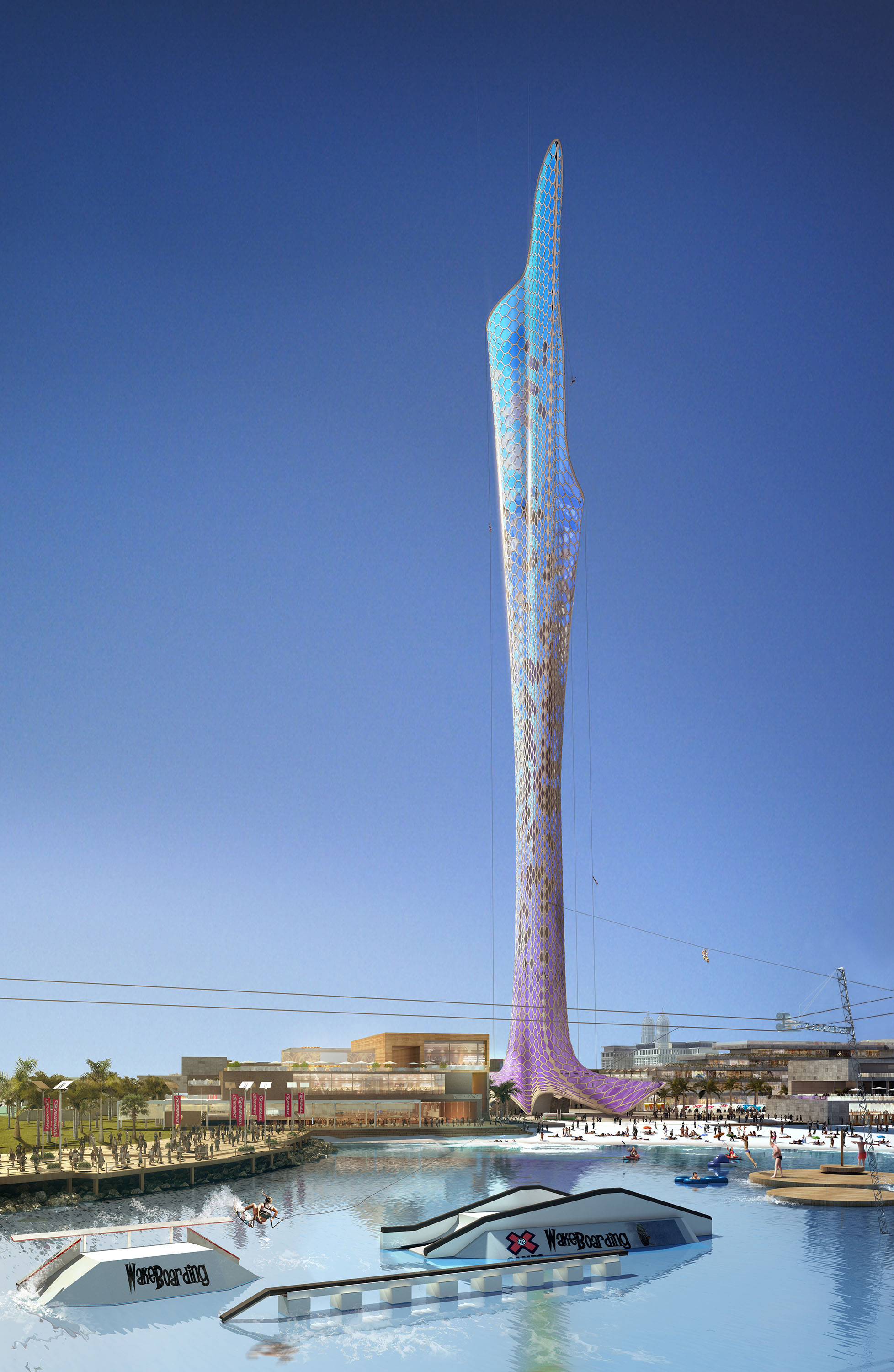 10 DESIGN | Waterfront Base Jump Tower by 10 Design - Architizer
