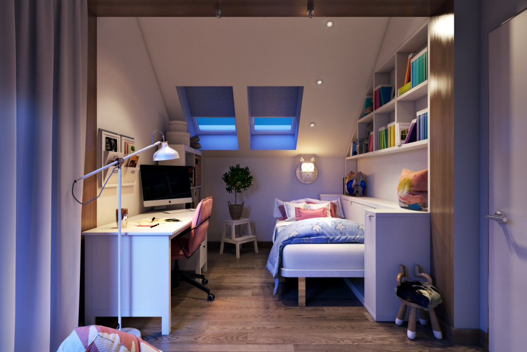 Bedroom 3D visualization by Archicgi - Architizer
