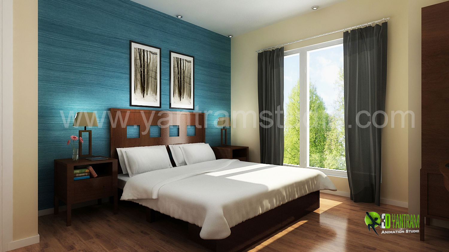 Bedroom Interior Design by Interior 3D Rendering - Architizer
