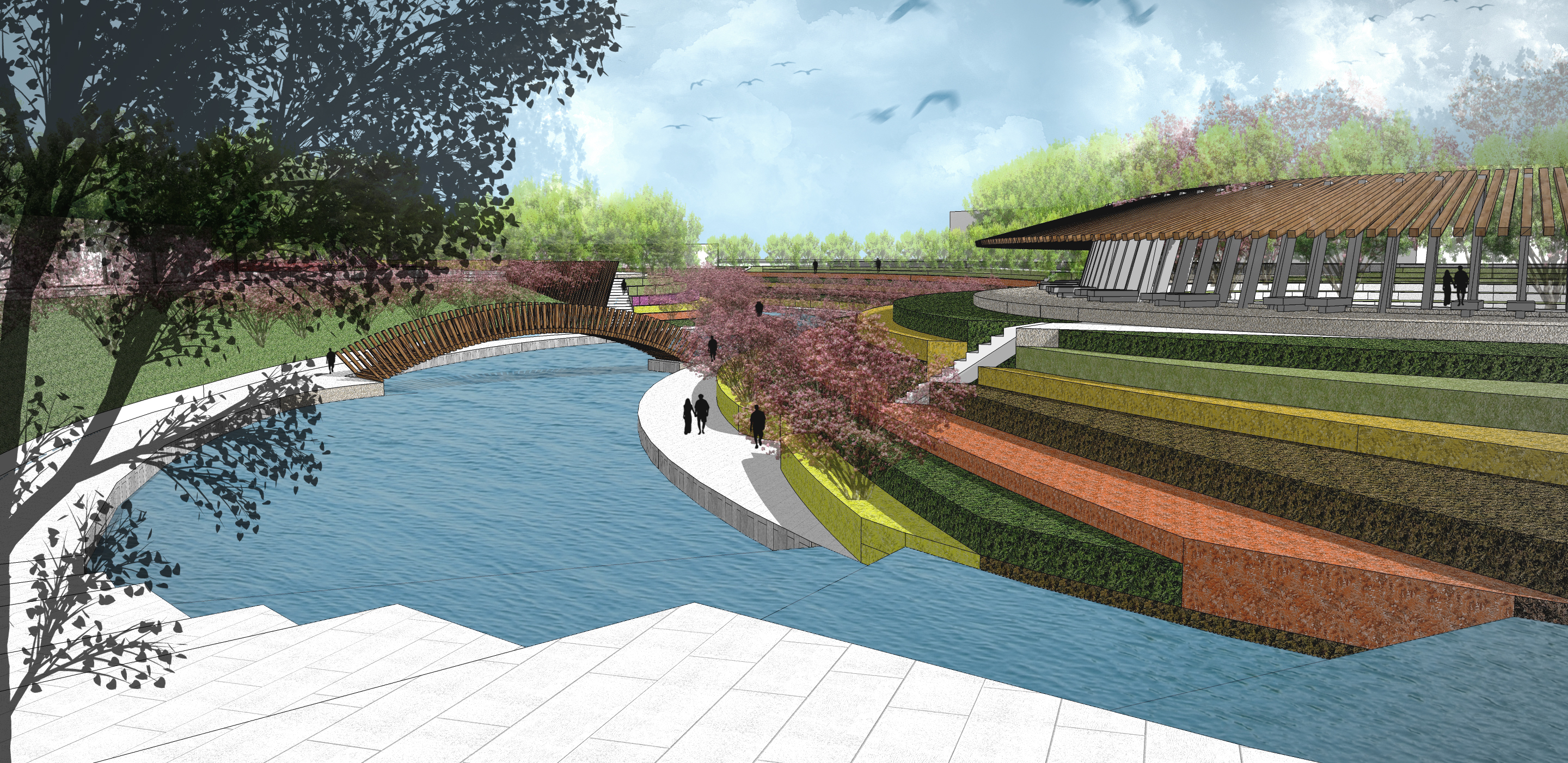 Pingshan Riverfront Landscape by Public Landscape + Architecture Group ...