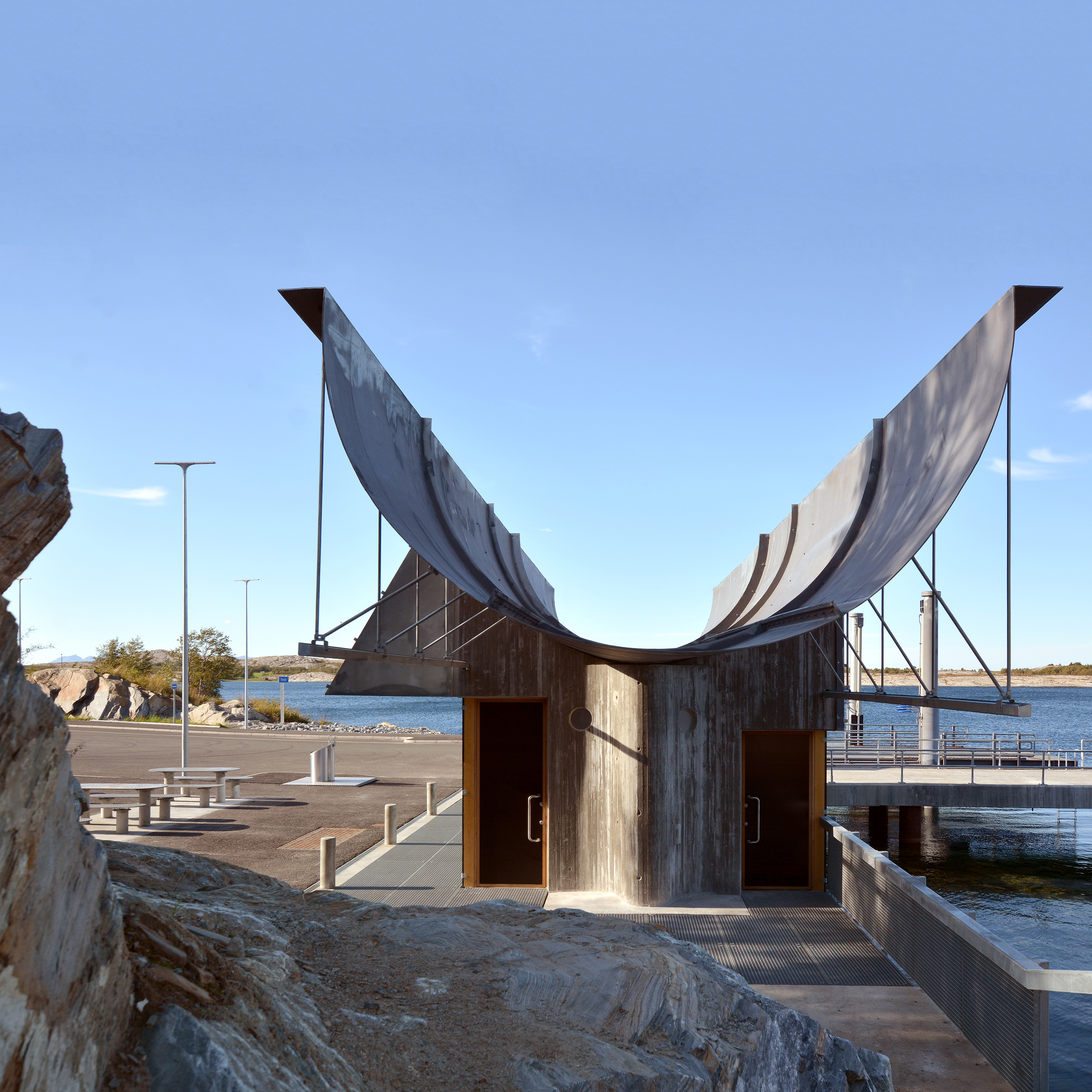 Forvik Ferry Terminal by Manthey Kula - Architizer