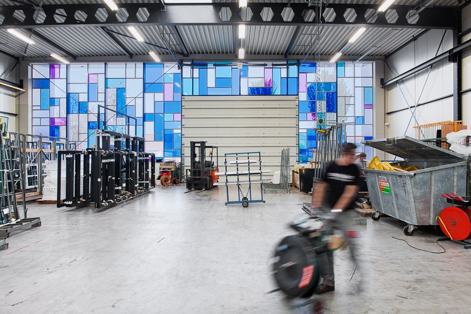 Factory window frames, Opmeer by Jeroen de Nijs bni Architect-Interior ...