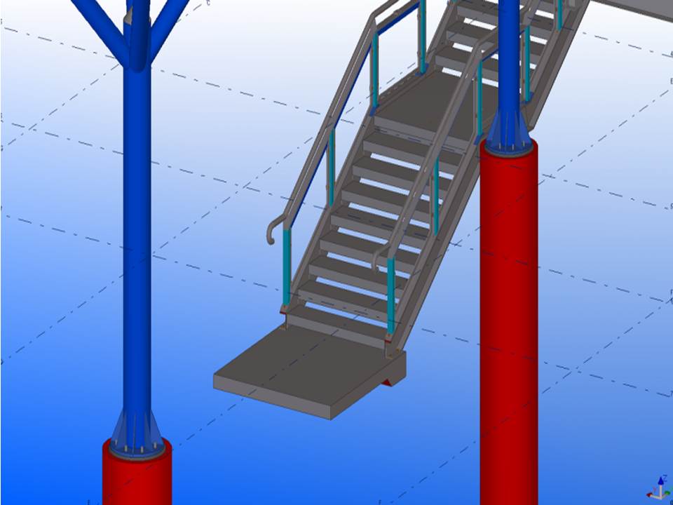 Steel Detailing and Shop Drwaings For Pedestrian Bridge using Tekla by ...