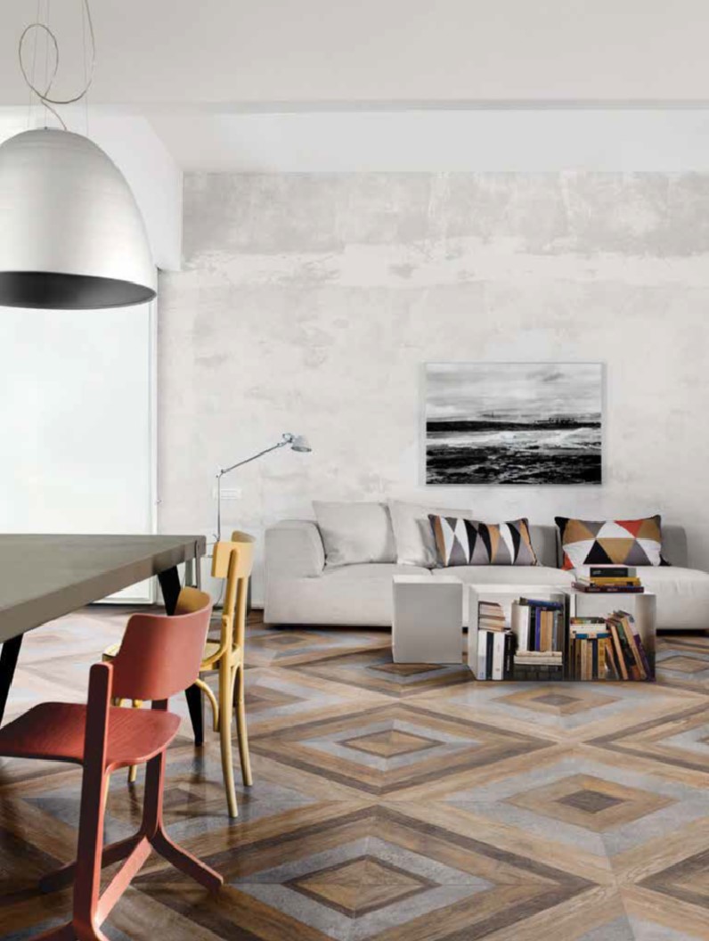 ELAPSE - Stone-effect porcelain tiles worn by the ravages of times by ...