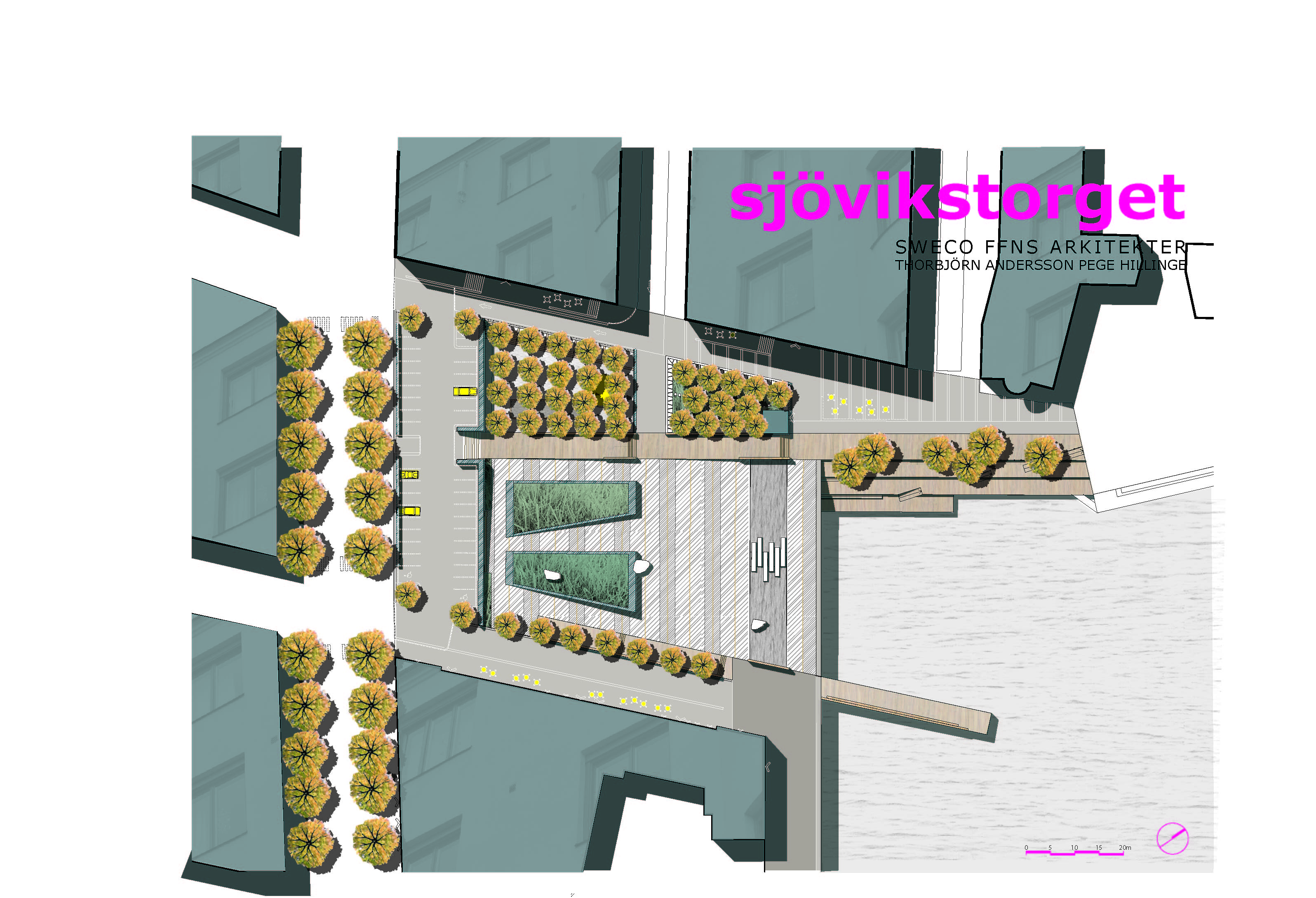 Sjövikstorget Square by Sweco Architects - Architizer