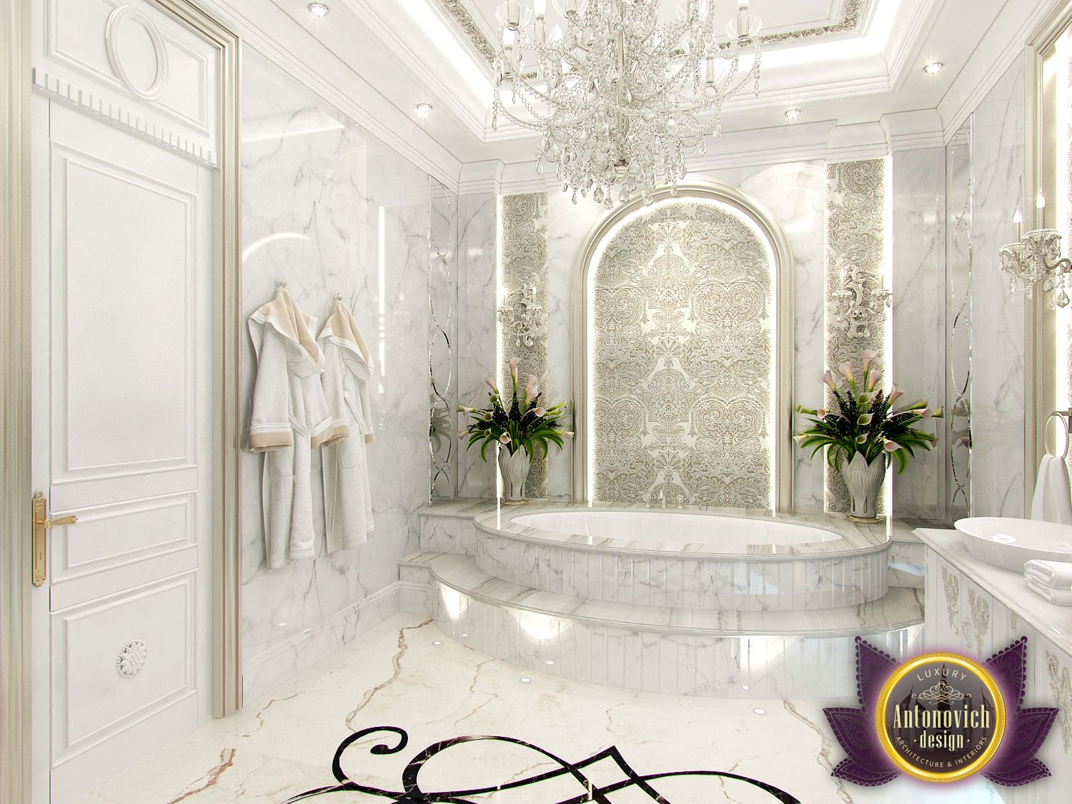Interior Bathroom from Luxury Antonovich Design by LUXURY ANTONOVICH ...