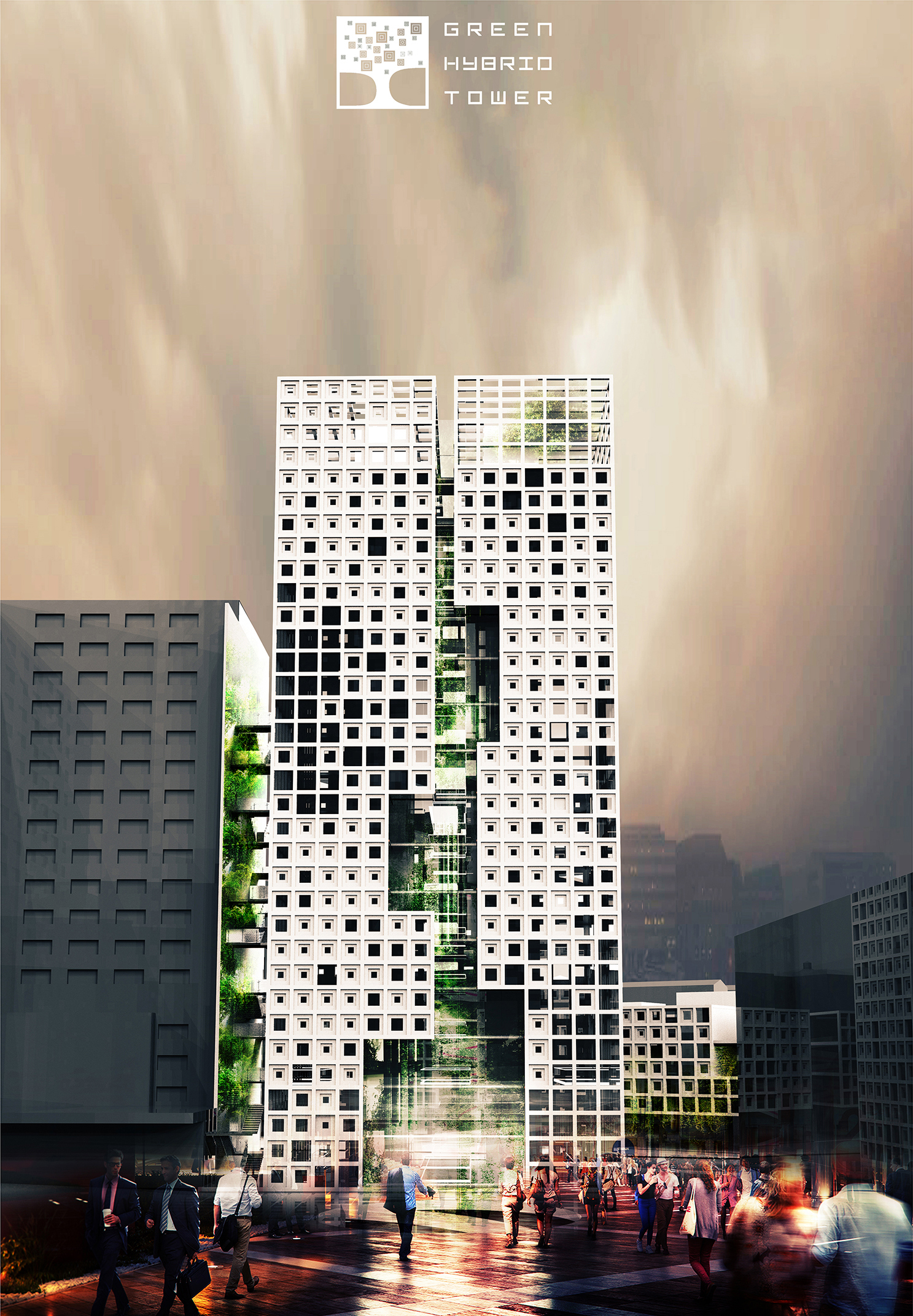 Green Hybrid Tower by ȘIC team - Architizer