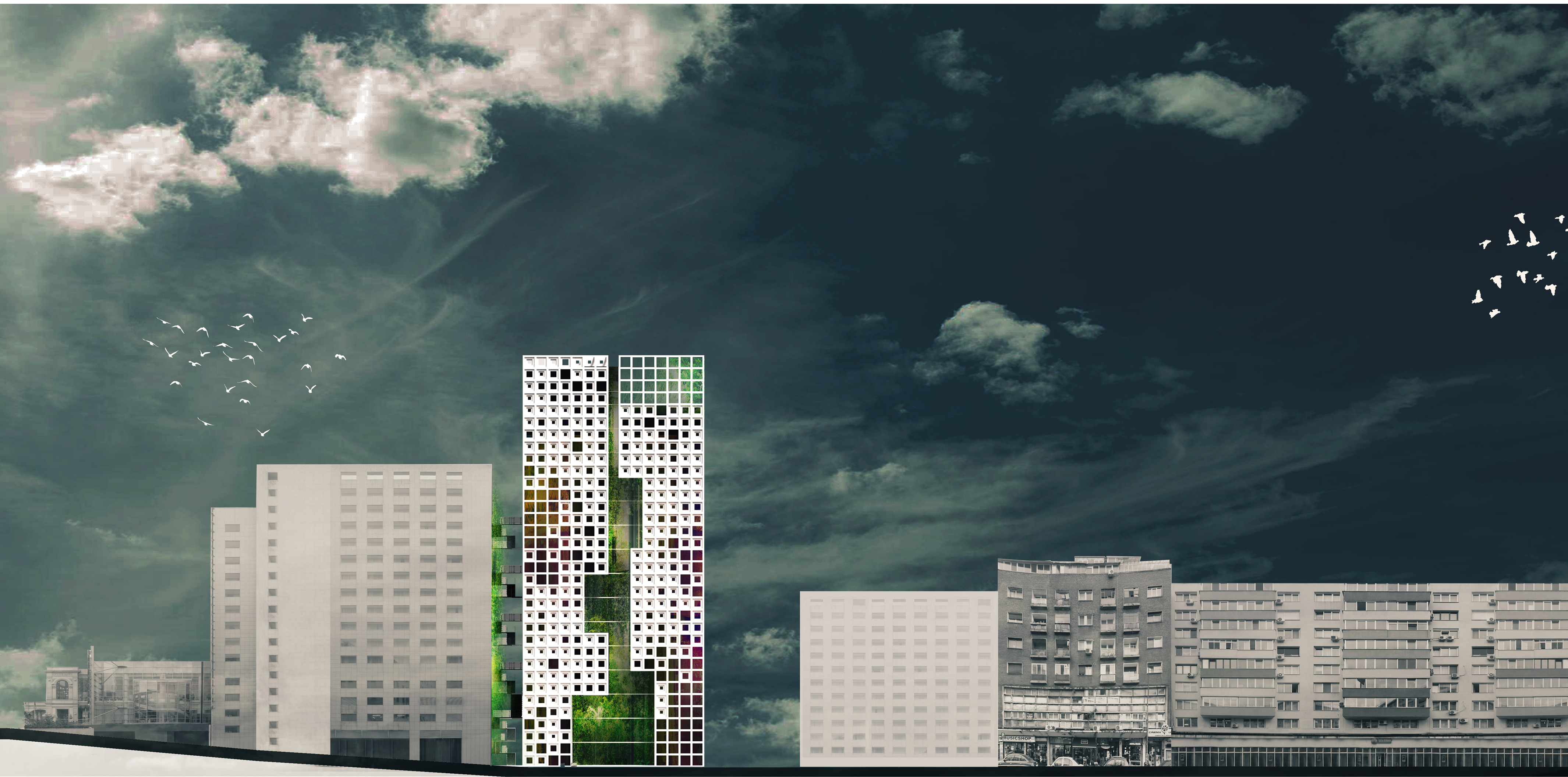 Green Hybrid Tower - Architizer