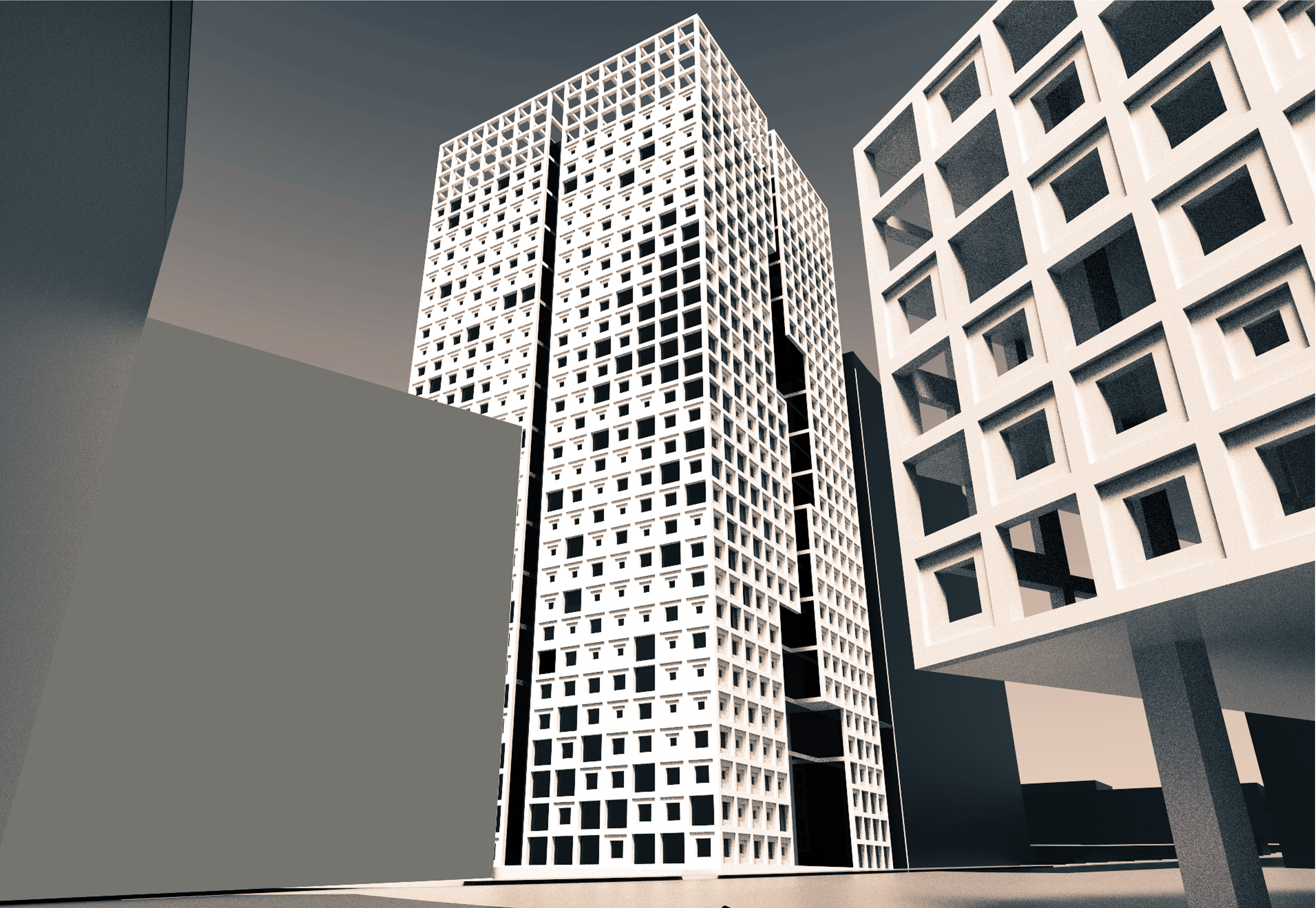 Green Hybrid Tower - Architizer