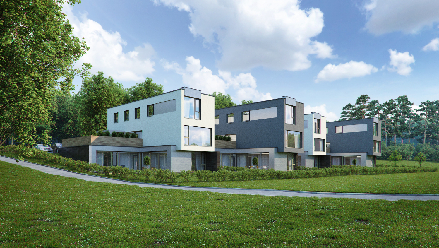 Rectangle parallelepiped House by Devyni architektai - Architizer