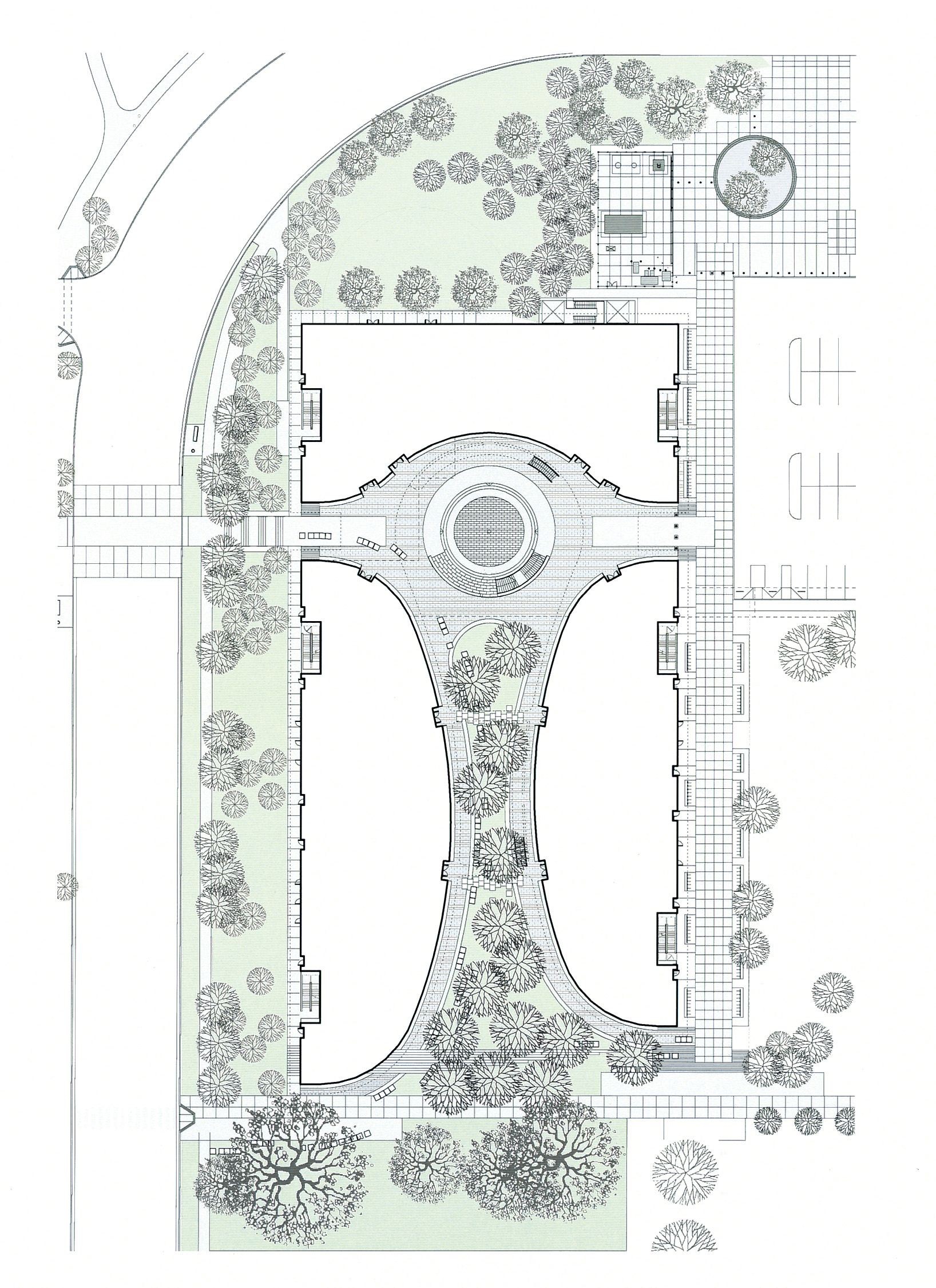 Stanford University James H. Clark Center by PWP Landscape Architecture ...