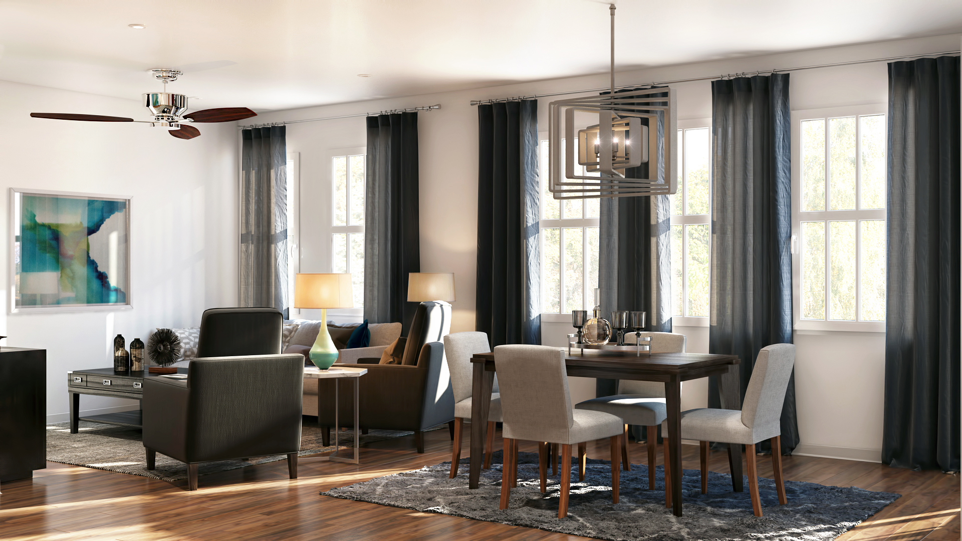 Lobby 3D render for Jacksonville project by Archicgi - Architizer