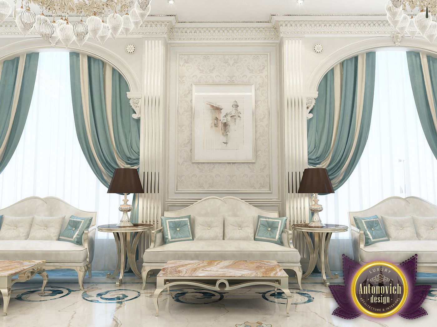 Design living room and dining room by Katrina Antonovich by LUXURY ...