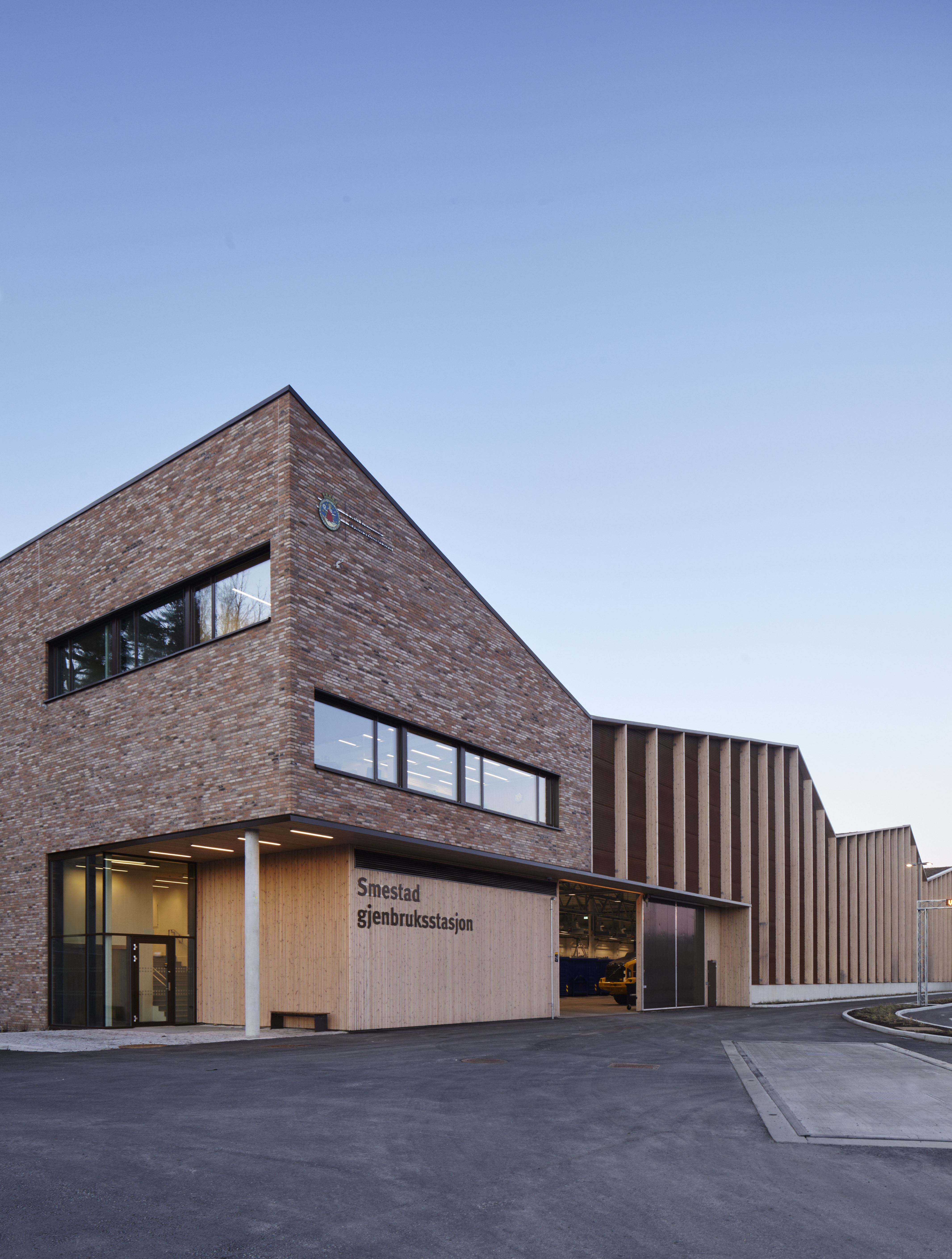 Smestad recycling centre by Longva arkitekter - Architizer