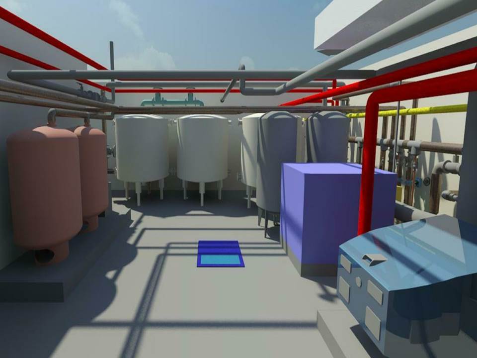 MEP BIM Modeling and Clash Detection for Plant Room of College Campus ...